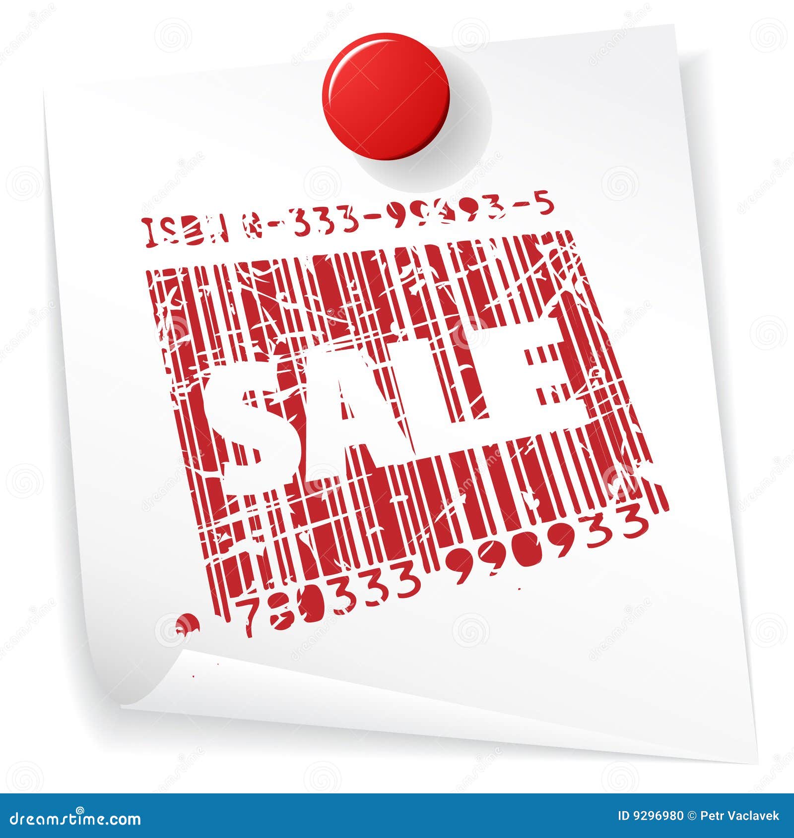 Paper sale announcement stock vector. Illustration of mark - 9296980