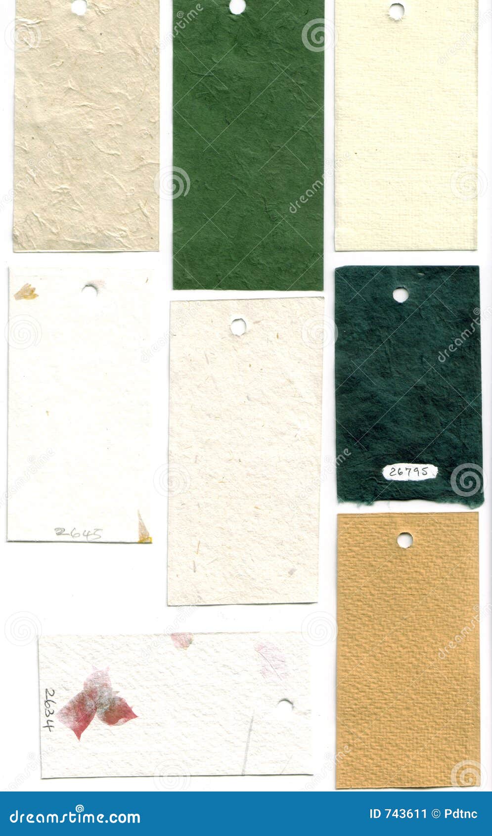 Paper Sample Swatches stock image. Image of overlay, coarse - 743611