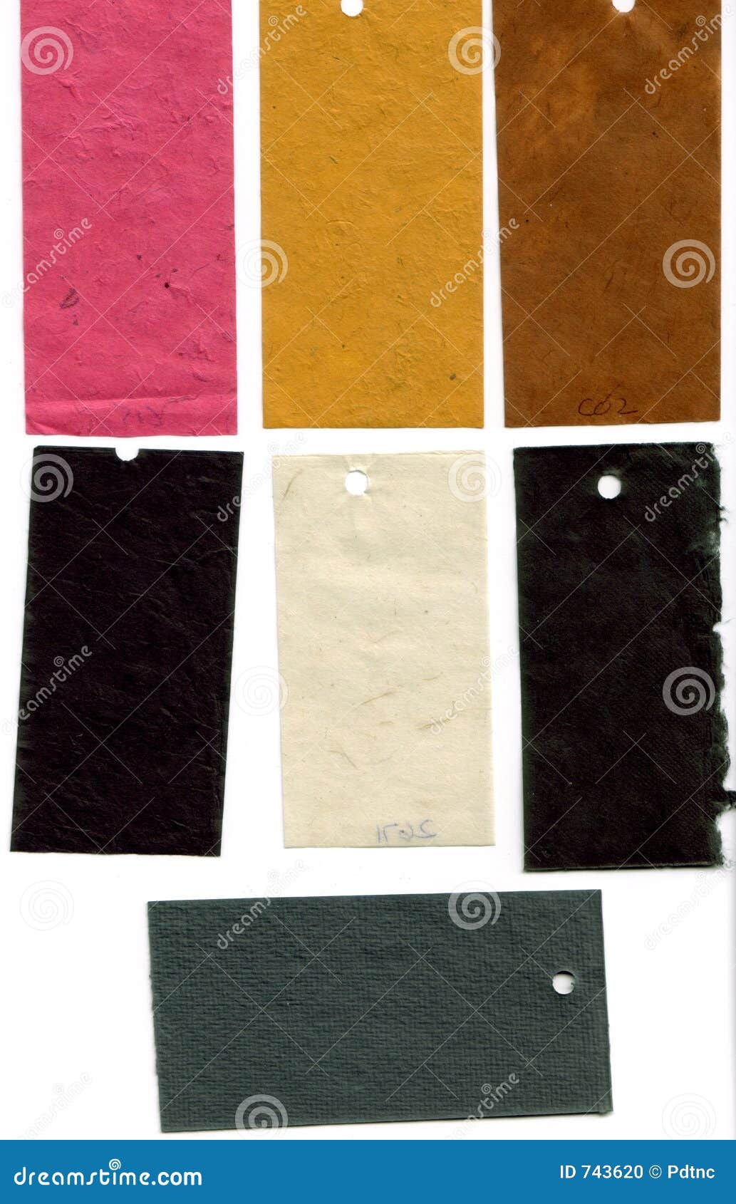 Paper Sample Swatches stock photo. Image of coloured, overlay - 743620