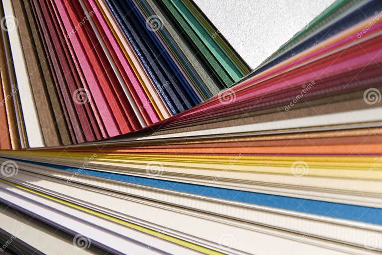 Paper sampler stock image. Image of orange, graphic, office - 11506401