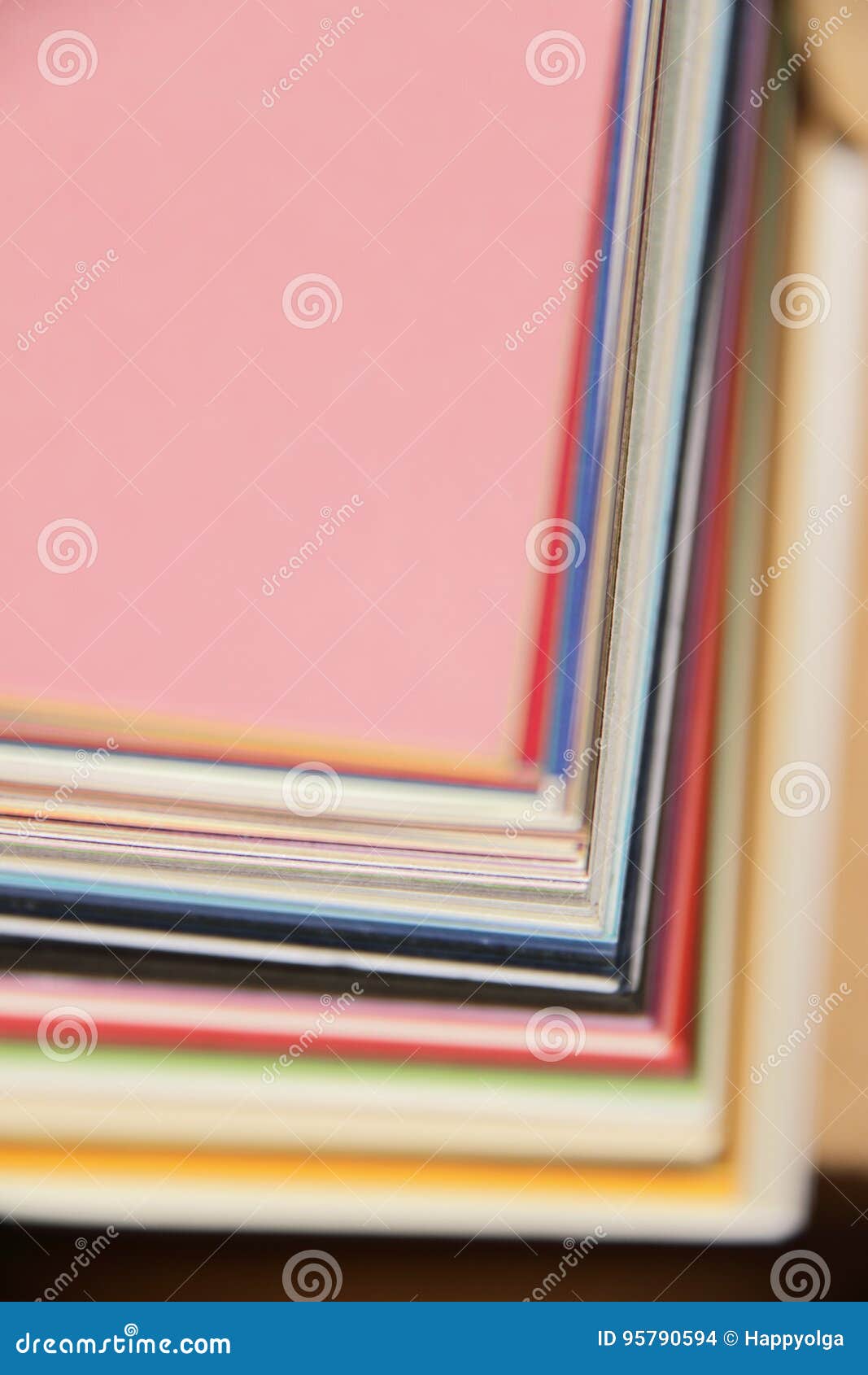 Paper sampler stock photo. Image of computer, brown, blue - 95790594