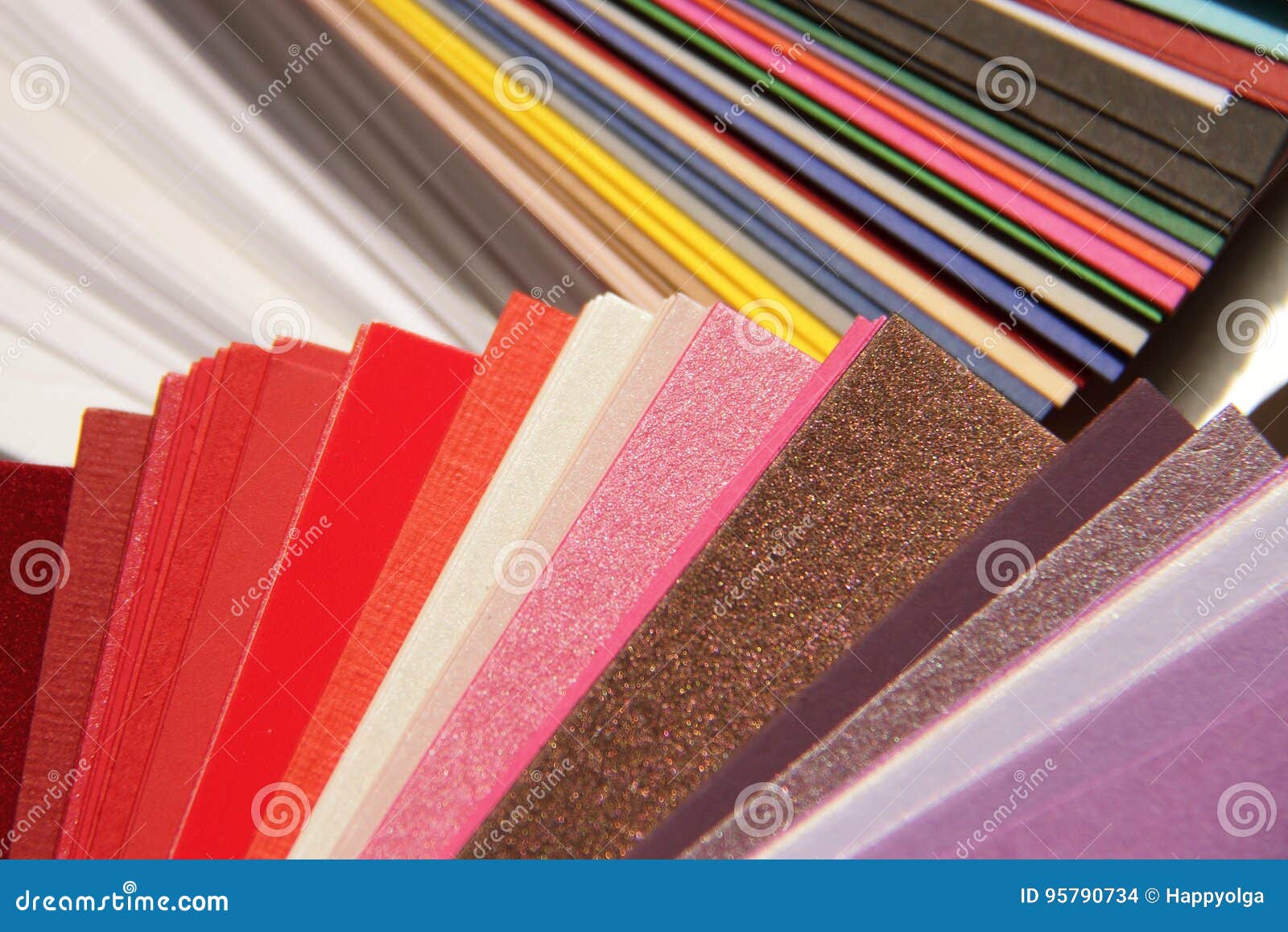 Paper sampler stock photo. Image of decoration, blue - 95790734