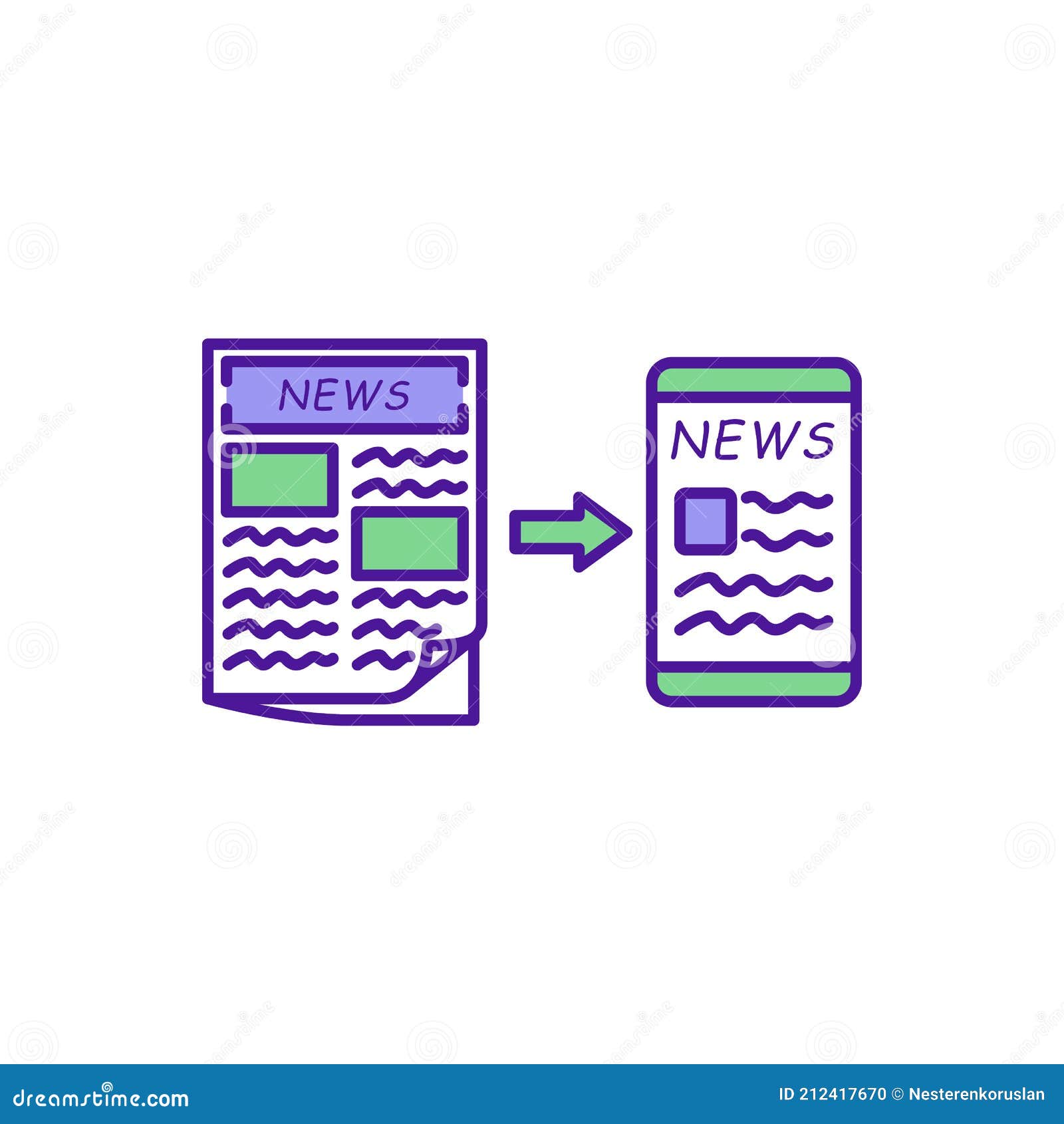 Paper Saving RGB Color Icon Stock Vector - Illustration of green ...