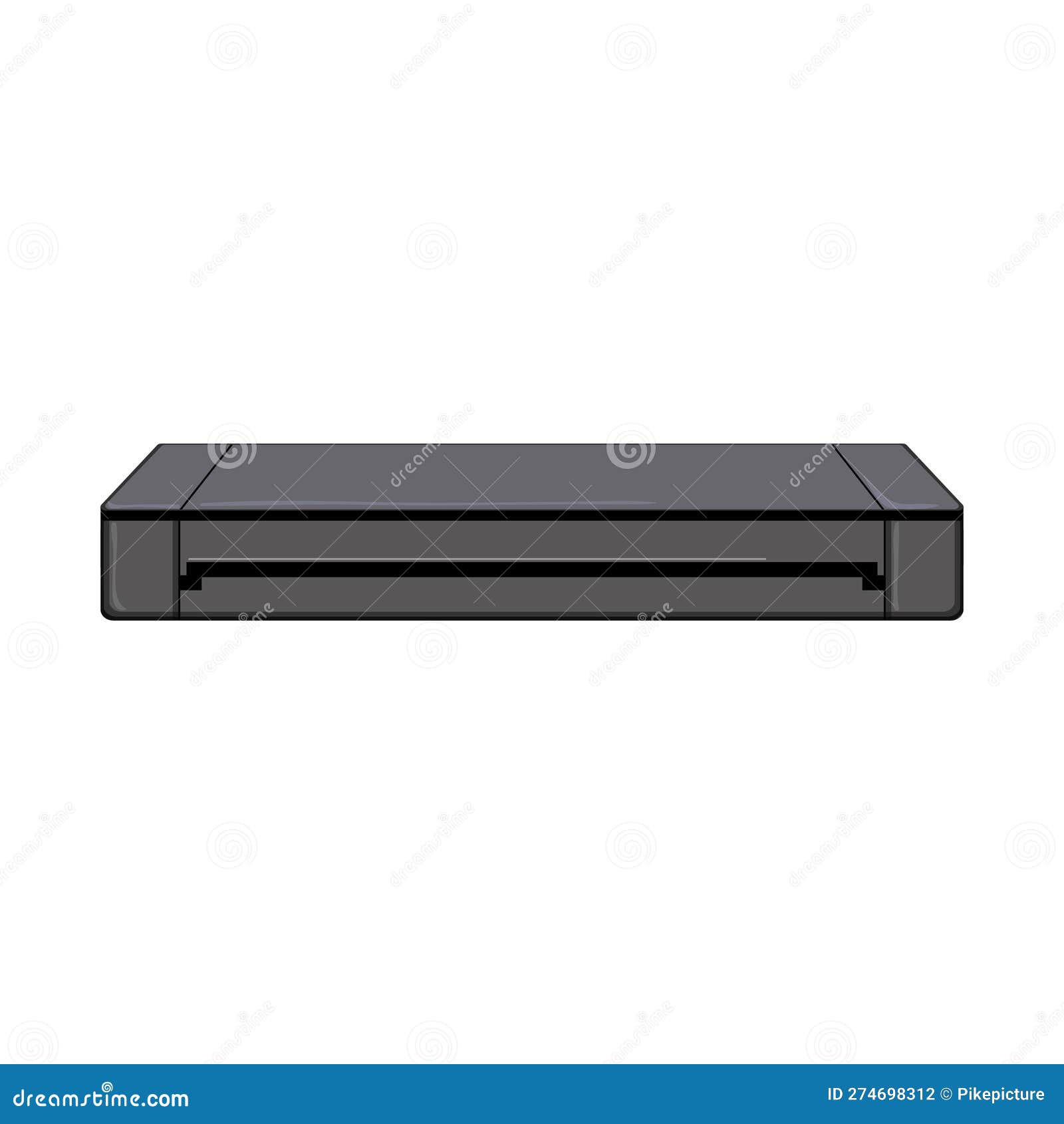 Paper Scanner Document Cartoon Vector Illustration Stock Vector ...