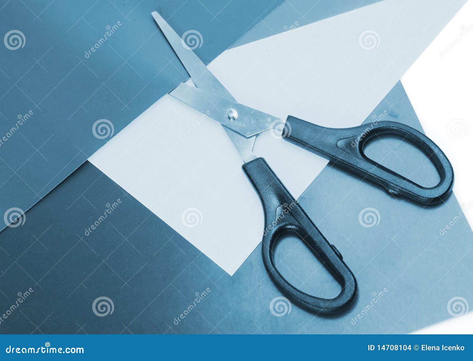 Paper and scissors stock photo. Image of scissors, hobby - 14708104