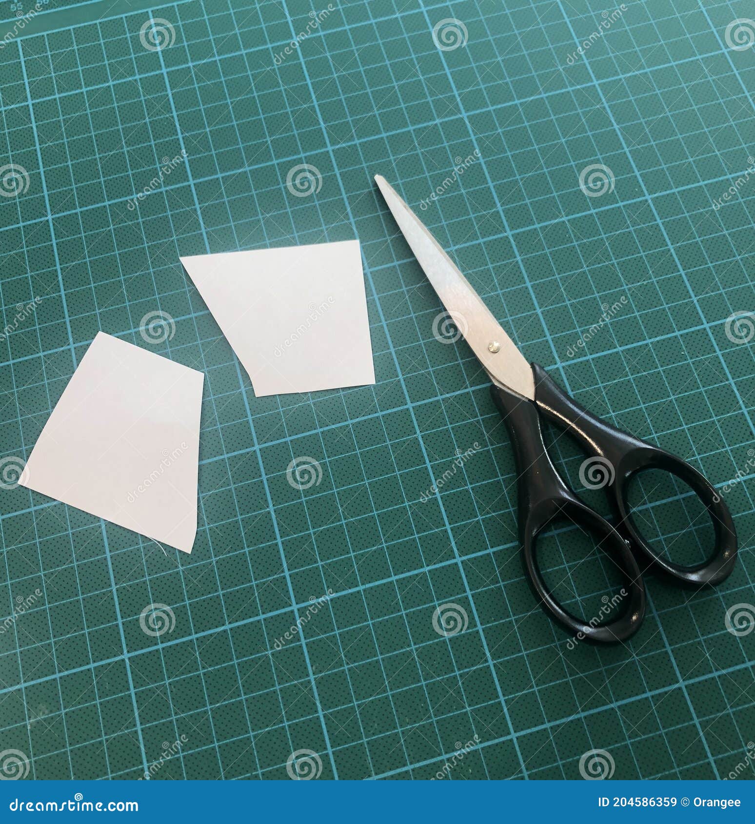 Paper and scissors stock image. Image of craftsmanship - 204586359