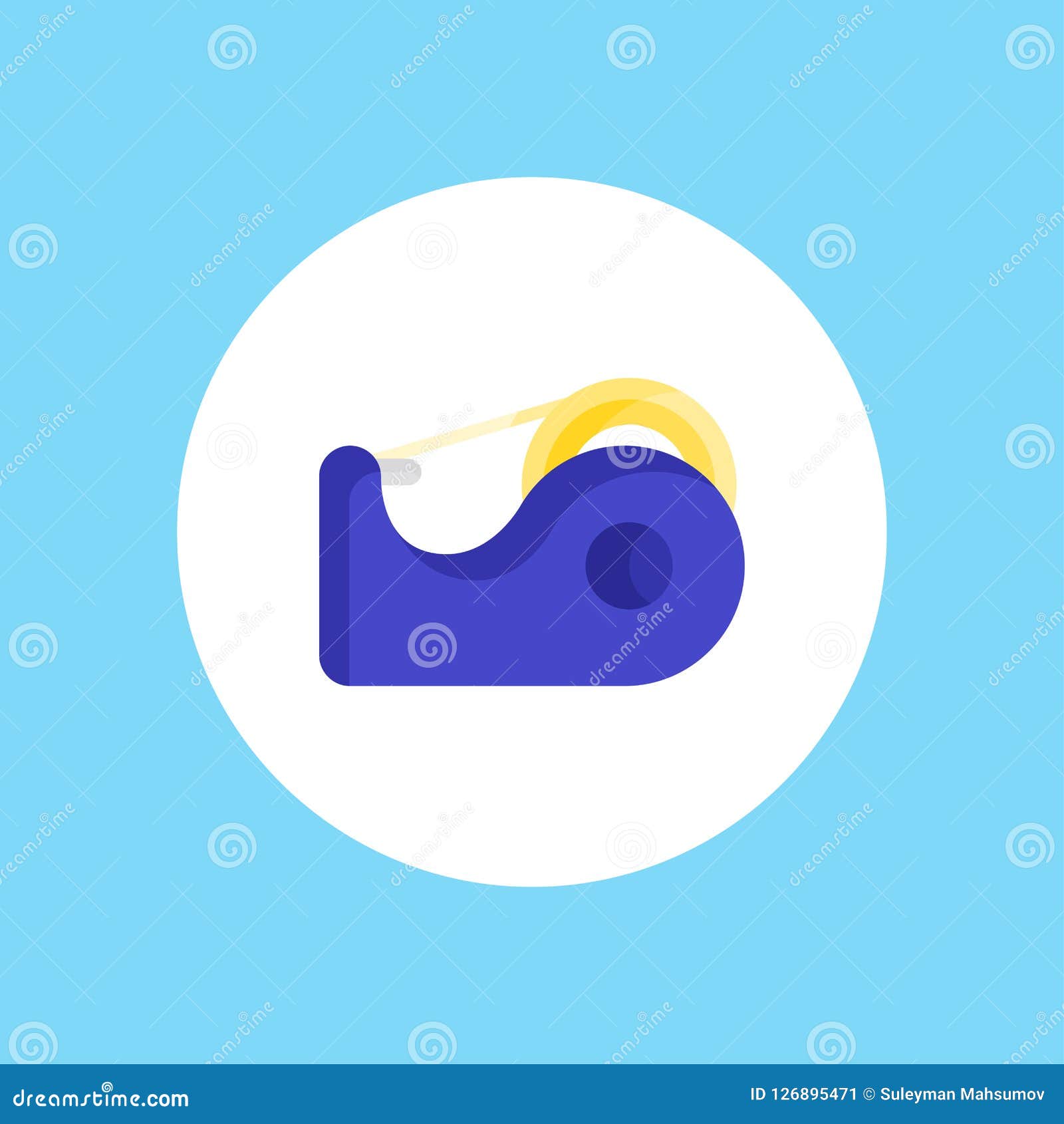 Scotch Bant Vector Icon Sign Symbol Stock Vector - Illustration of ...