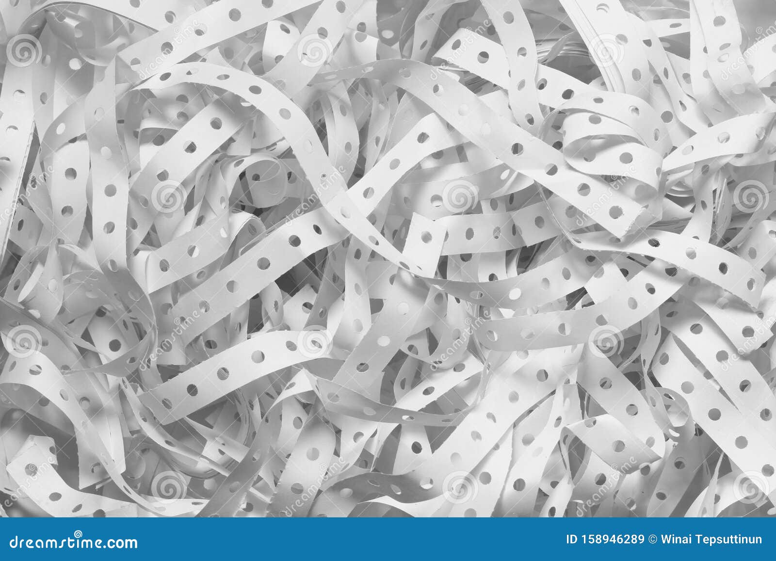 Waste Matrix From Label Manufacturing Process In Flexo Printing Press ...
