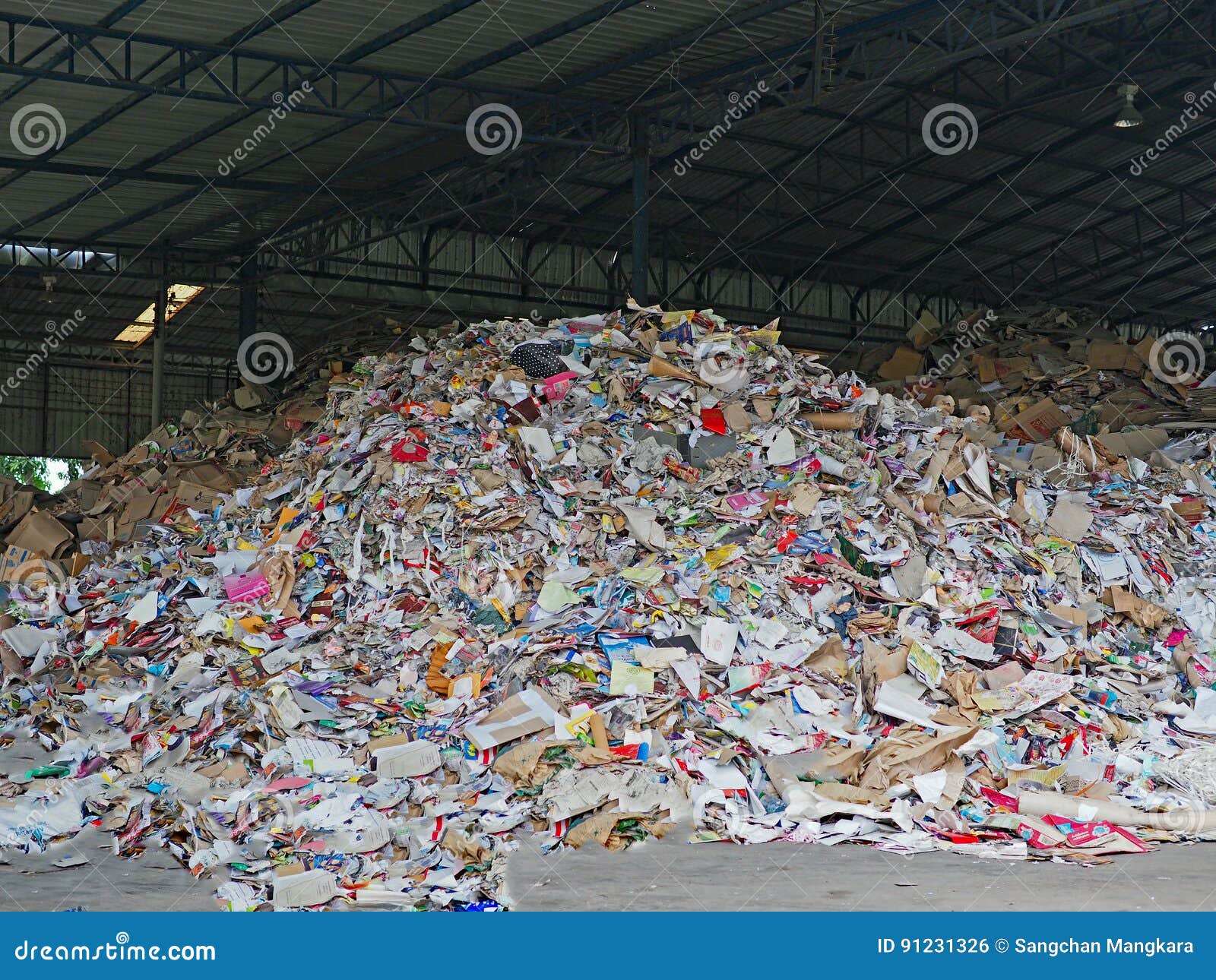Paper scrap. stock photo. Image of environment, reuse - 91231326