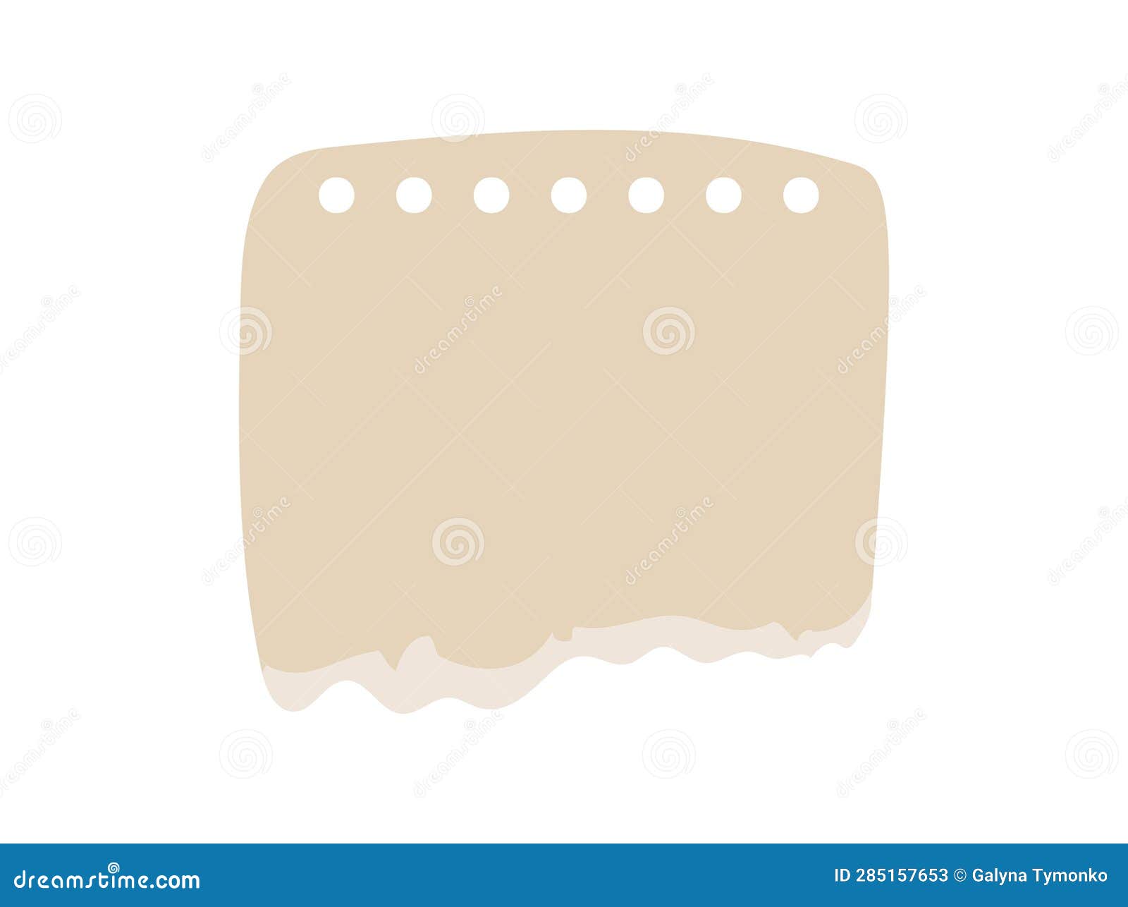 Paper Scrap, Ripped Page Piece. Torn Note Paper Page, Vector ...