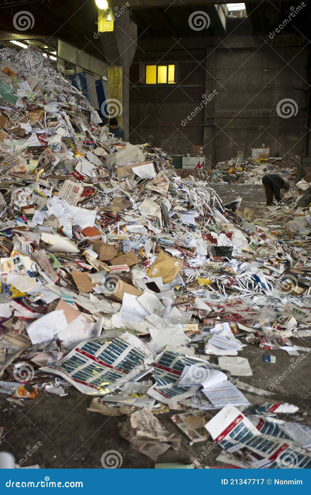 Paper Scrap Ball Yellow Colour Outstanding Different Group With Light ...