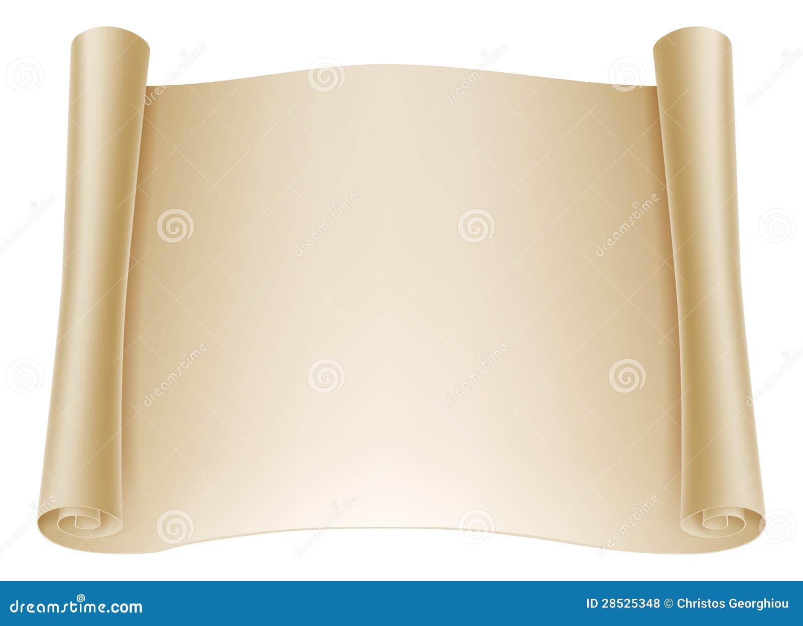 Paper Scroll Background stock vector. Illustration of brown - 28525348
