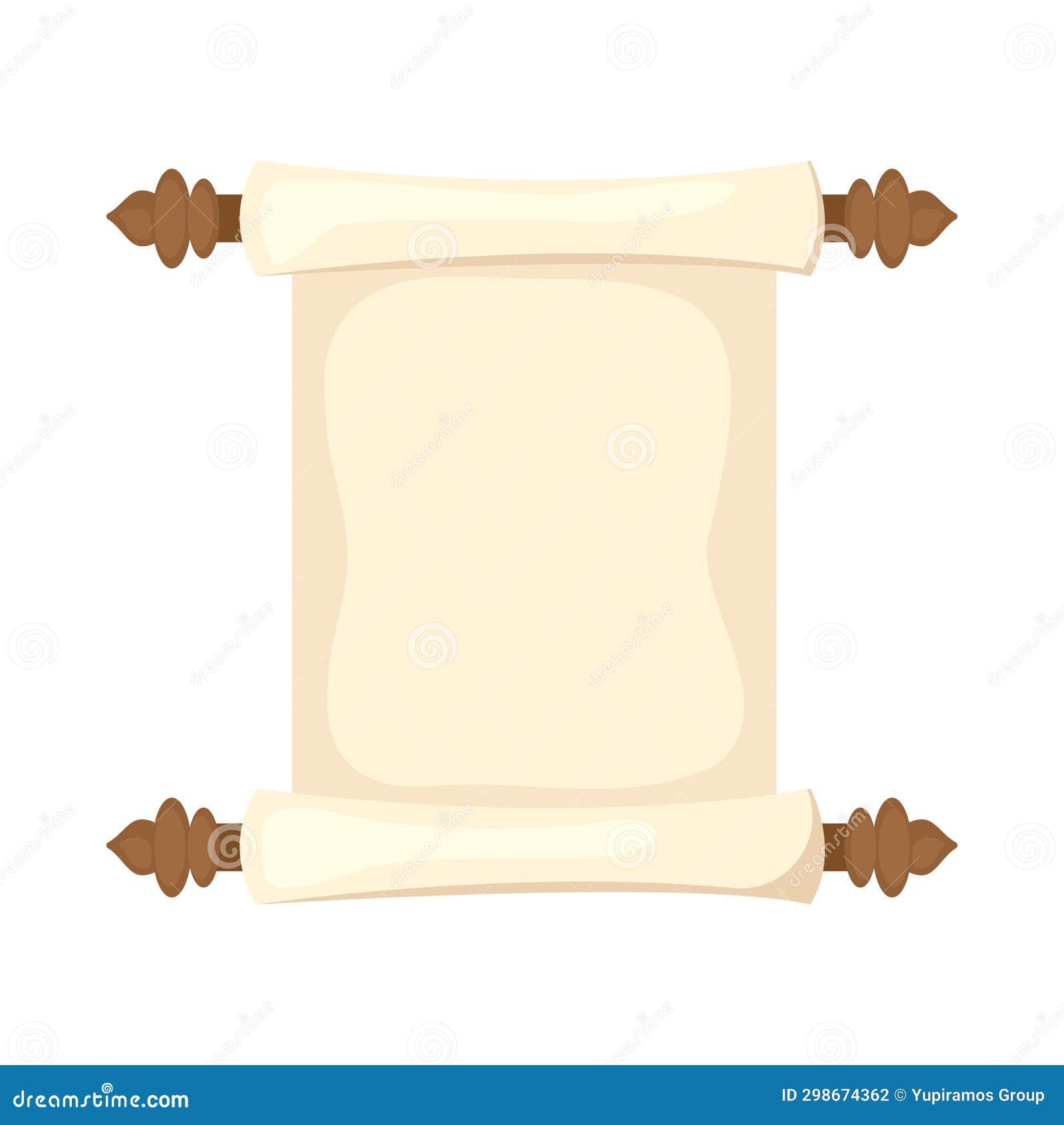 Paper scroll illustration stock illustration. Illustration of paper ...