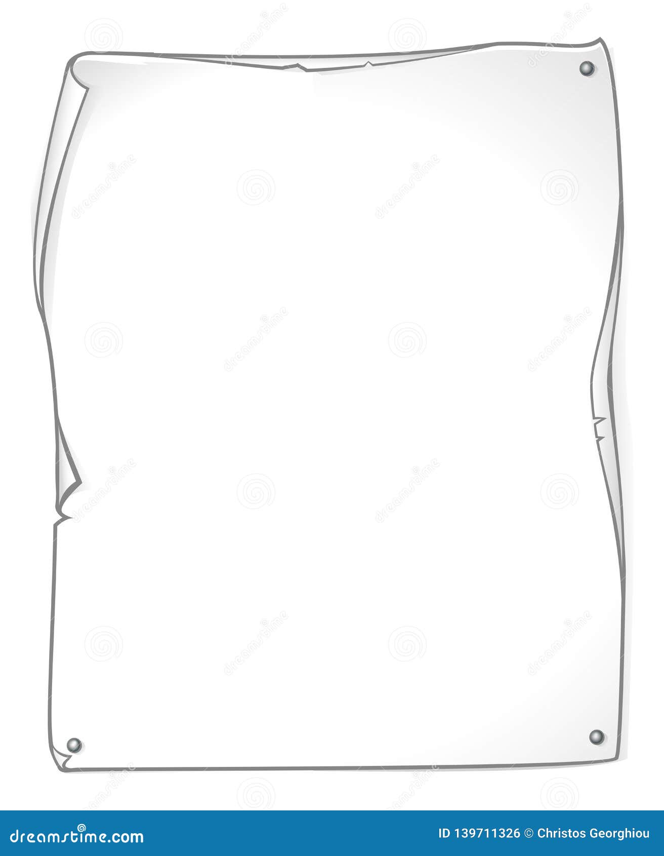 Paper Scroll Sign Graphic Design Element Stock Vector - Illustration of ...