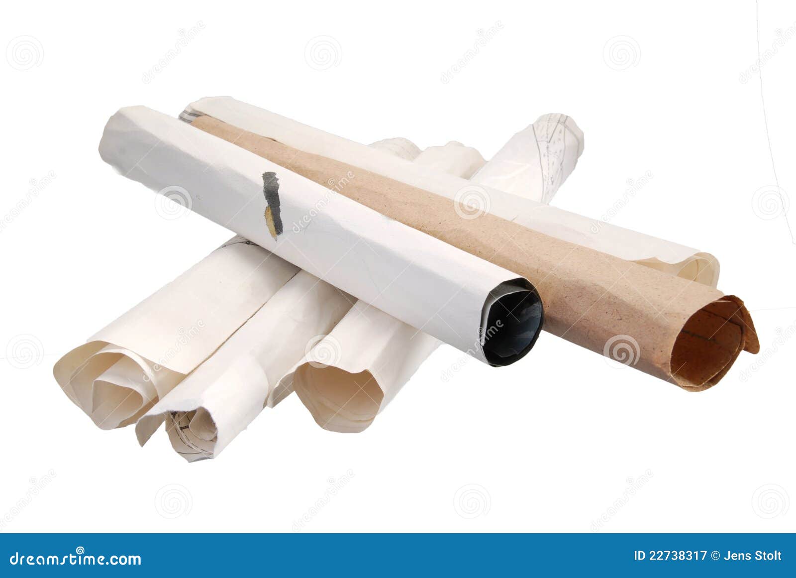 Paper scrolls stock image. Image of love, manuscript - 22738317