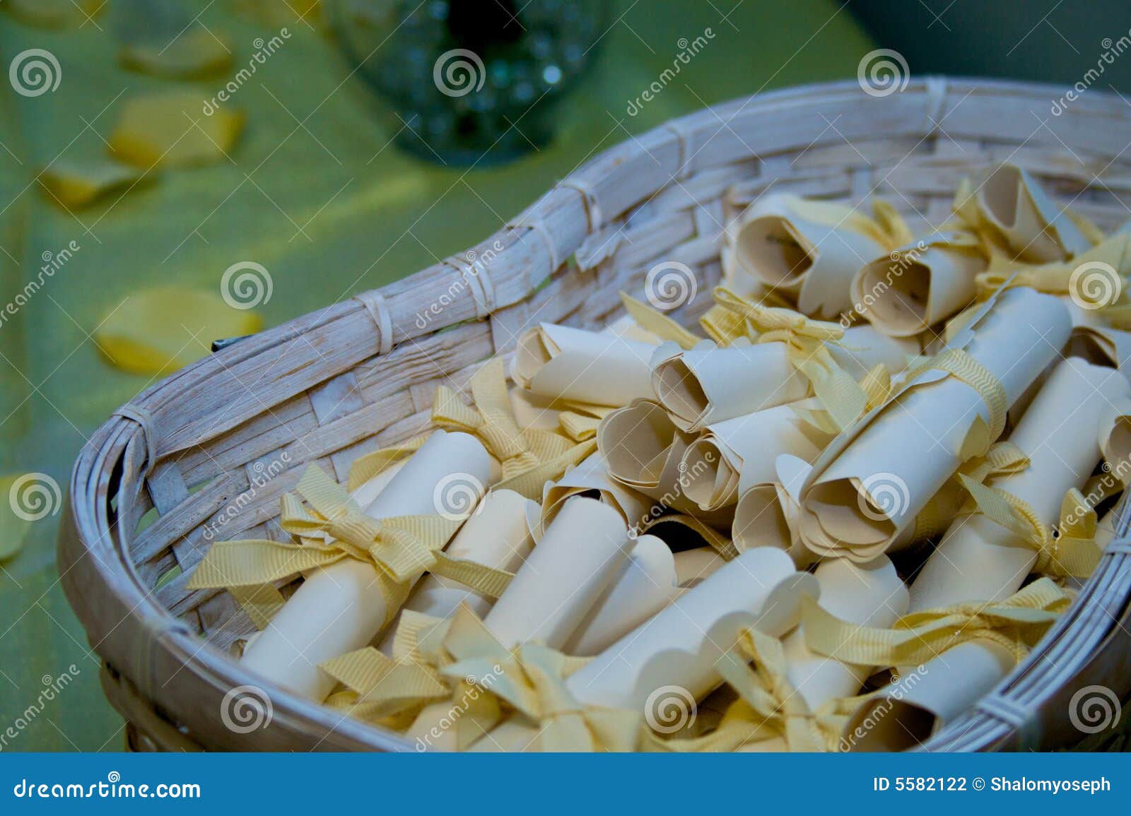Paper Scrolls stock photo. Image of elegant, wedding, decor - 5582122