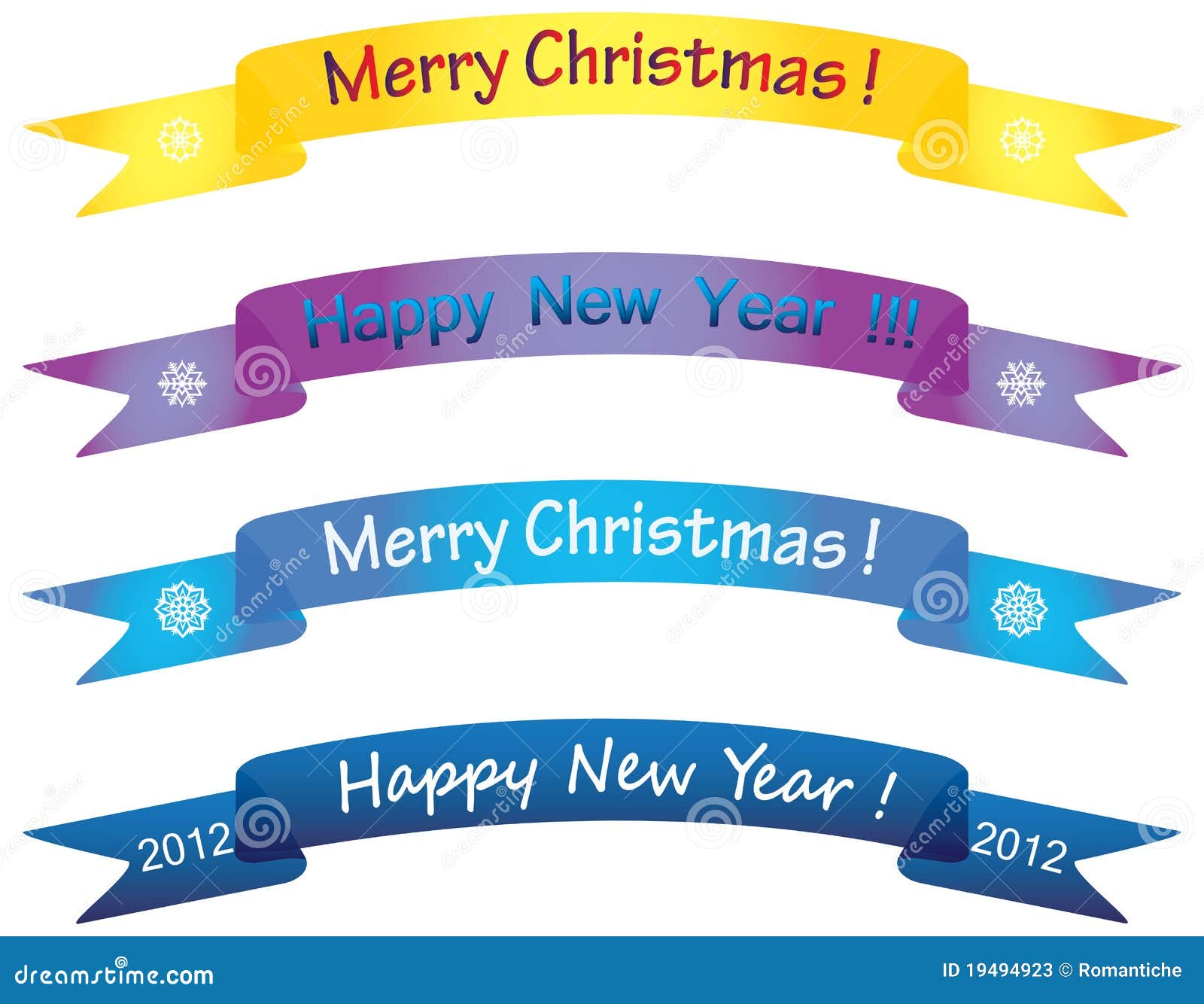 Paper Scrolls with Congratulations Stock Vector - Illustration of ...