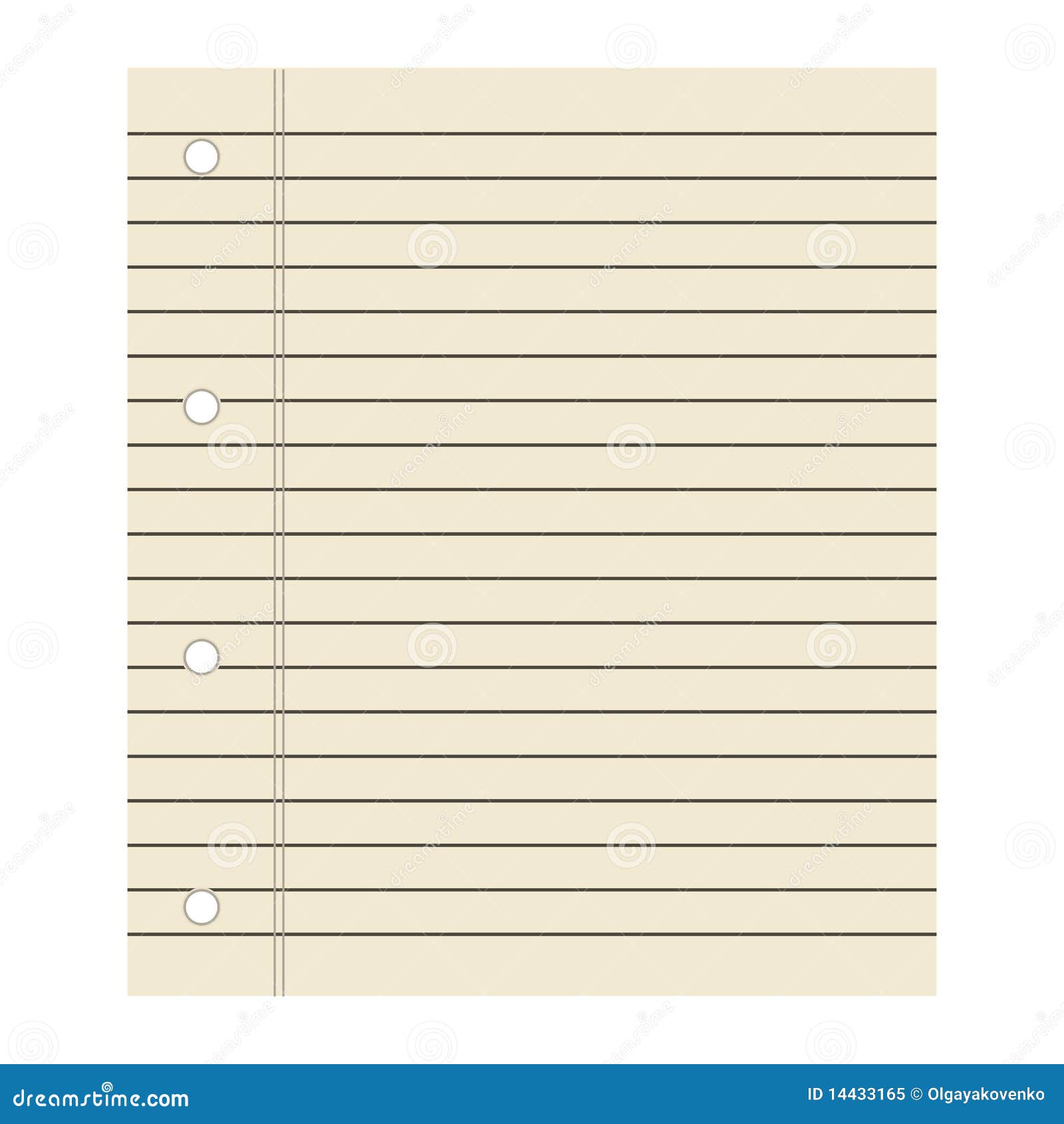 Paper sheet. stock vector. Illustration of clear, detail - 14433165