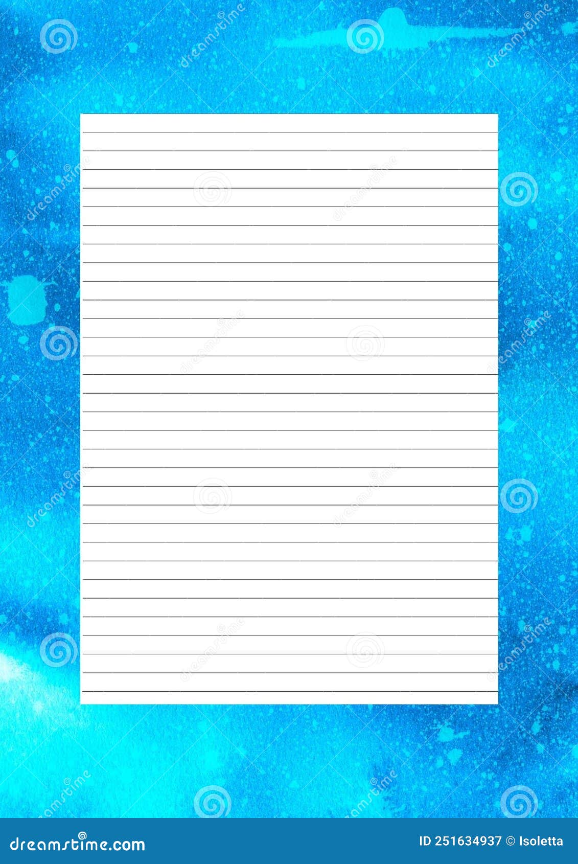 Digital Colorful Modern Letter Printable Paper Design. Elegant Graphic ...