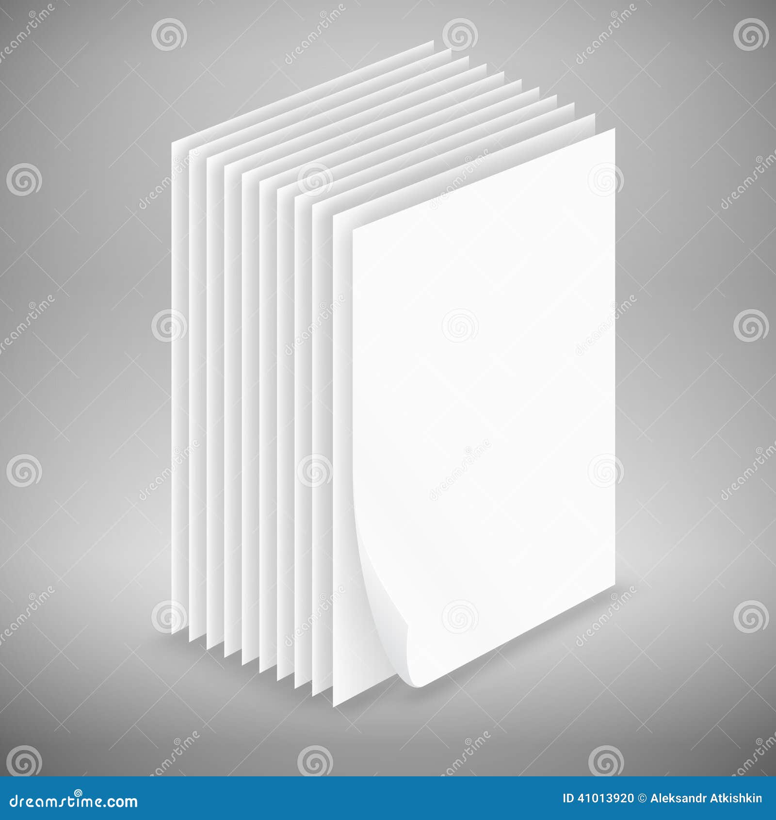 Paper sheet icons stock vector. Illustration of rectangle - 41013920