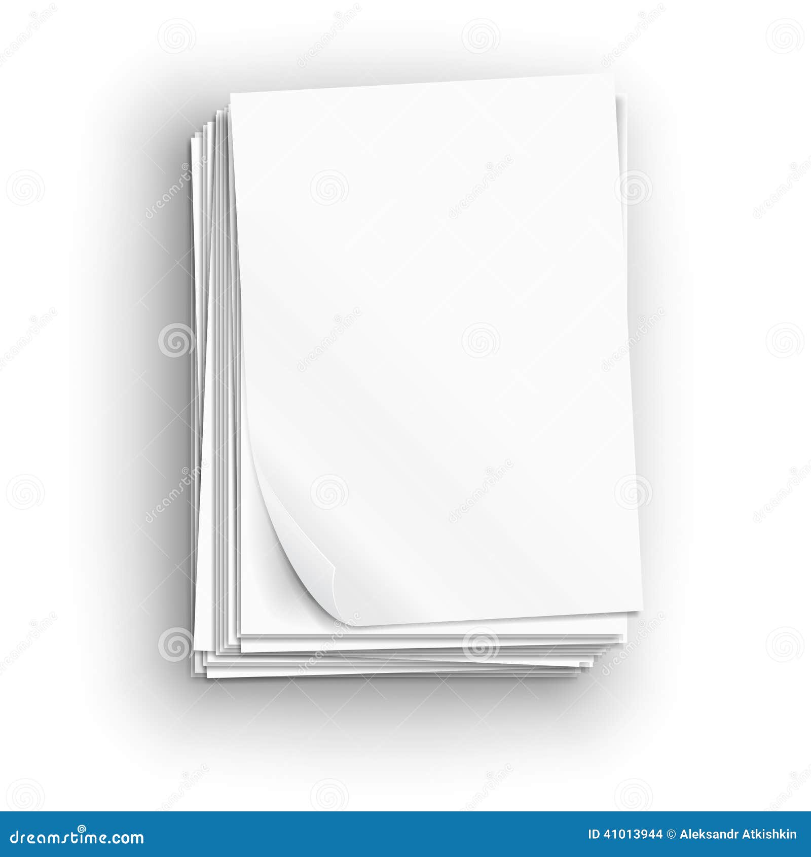 Paper sheet icons stock vector. Illustration of white - 41013944
