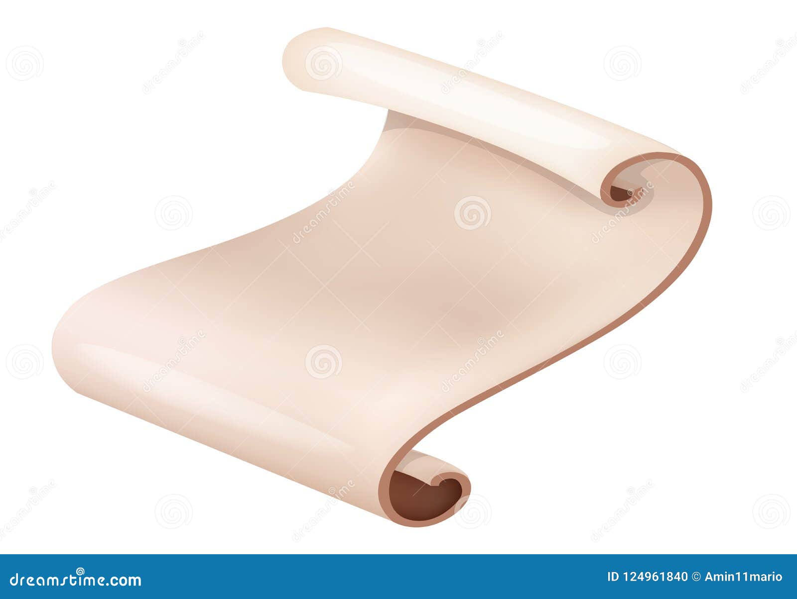 Paper Sheet Vector Realistic Illustration Stock Illustration ...