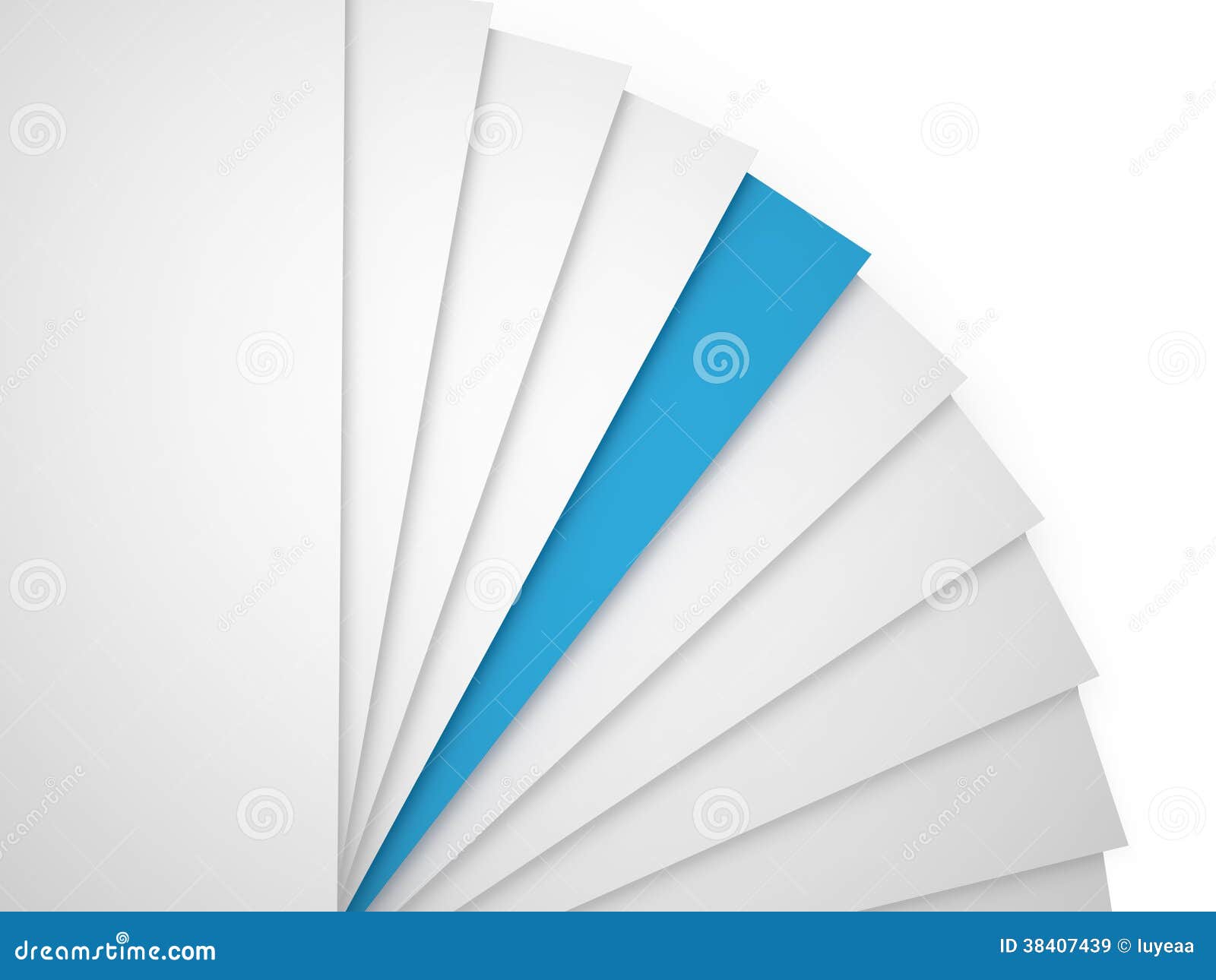 Paper sheets, 3D stock illustration. Illustration of business - 38407439