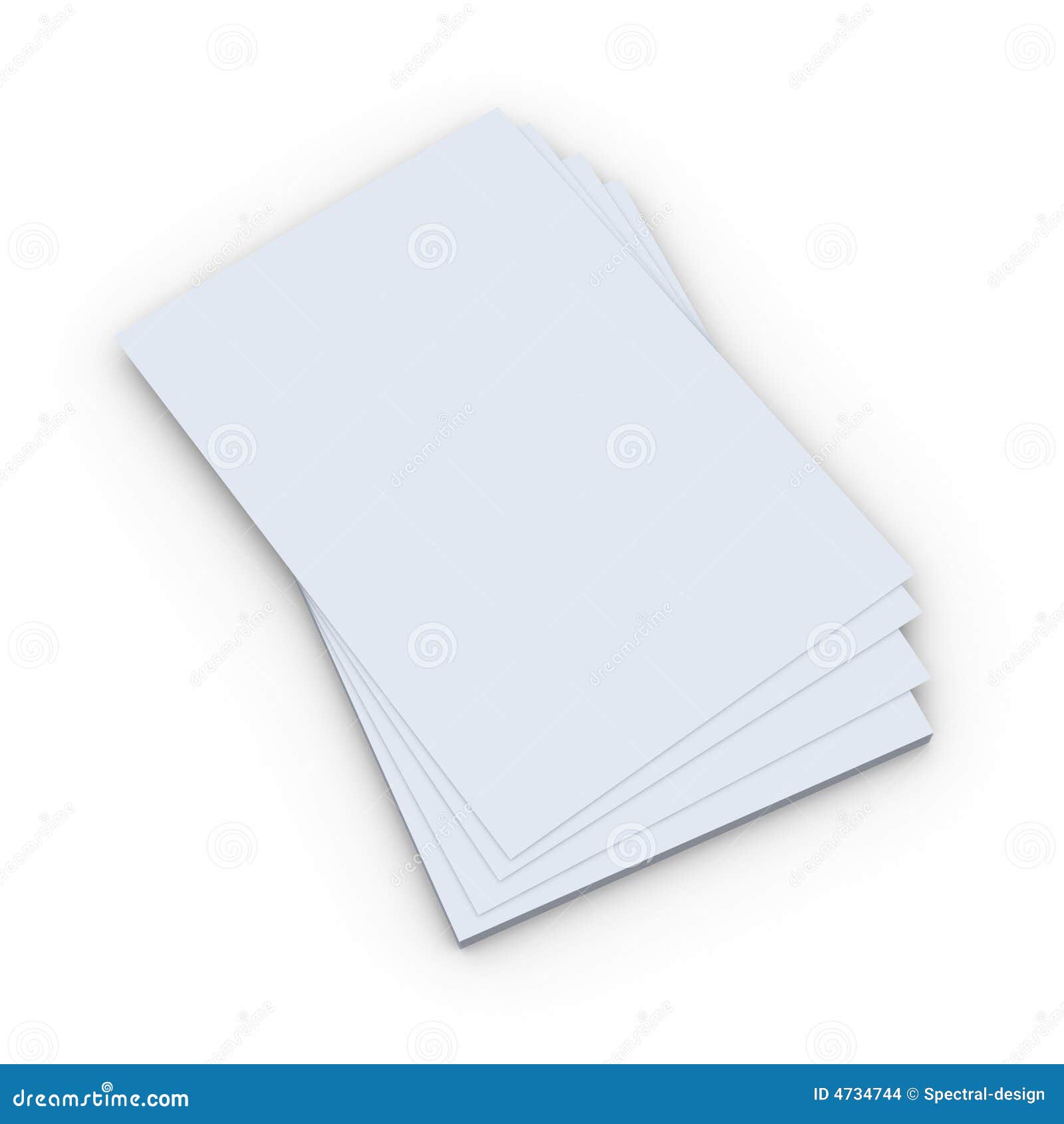 Paper Sheets stock illustration. Illustration of document - 4734744