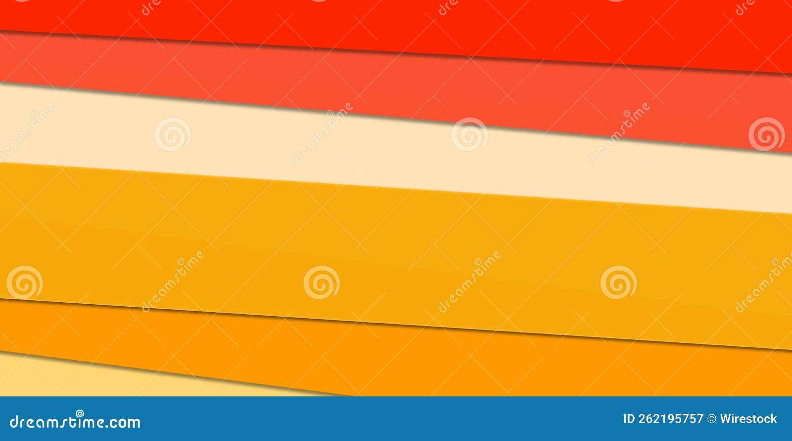 Paper Sheets with Pride Flag Colors Stock Illustration - Illustration ...