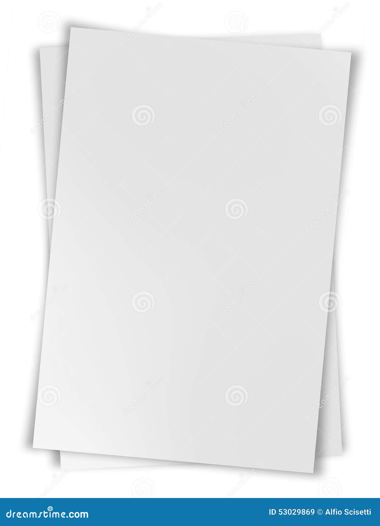 Paper sheets stock illustration. Illustration of notebook - 53029869