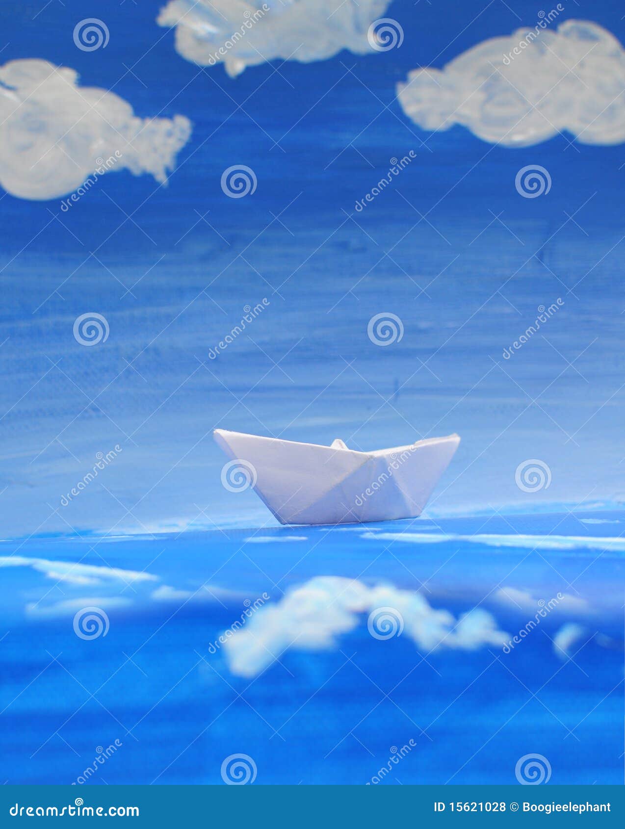 Paper ship stock photo. Image of clouds, acrylic, paper - 15621028