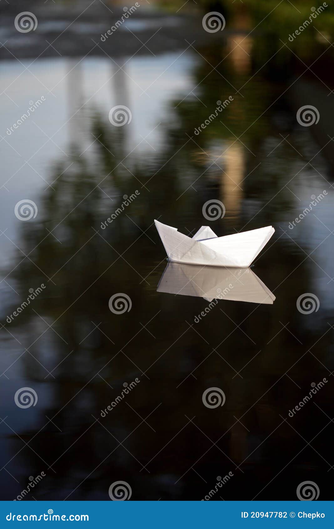 Paper ship stock photo. Image of river, metaphor, navigate - 20947782