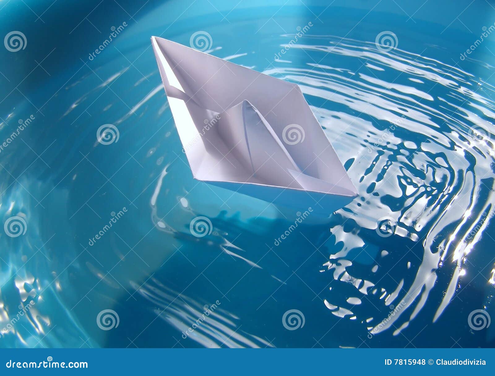 Paper ship stock photo. Image of navigation, ocean, water - 7815948