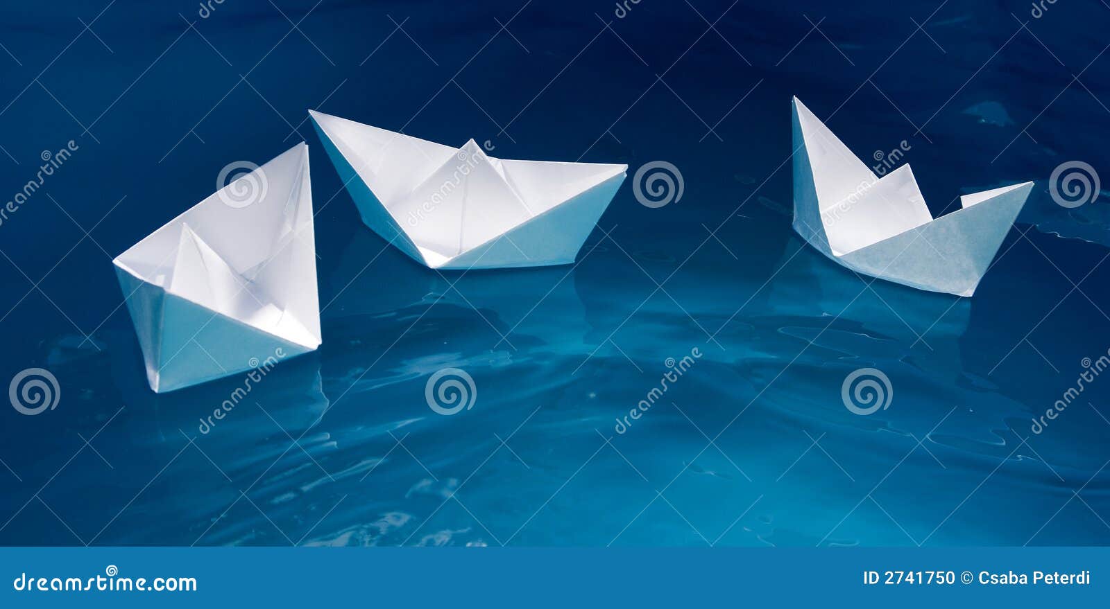 Paper ship fleet stock photo. Image of leave, lake, sailing - 2741750