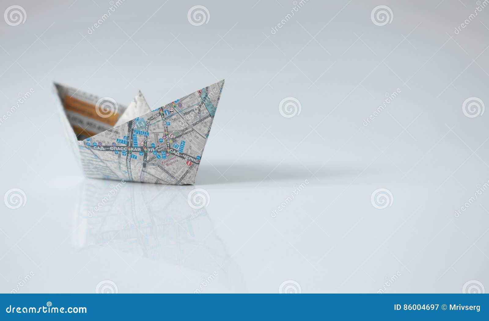 Paper Ships From The Map Stock Image | CartoonDealer.com #86004697