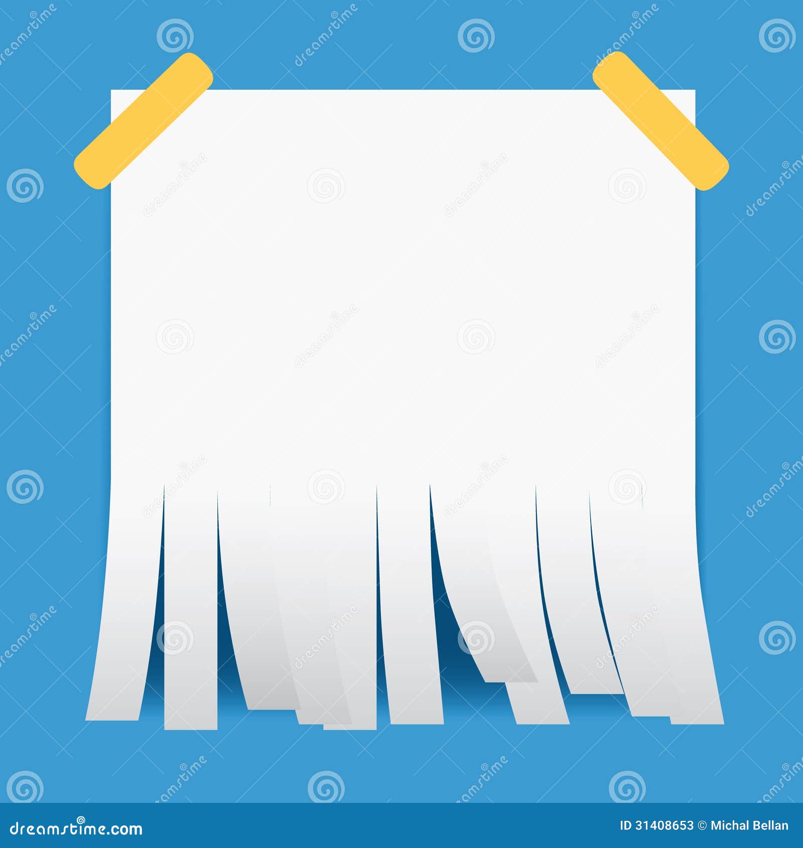 ID Theft With Shredded Paper Stock Photo | CartoonDealer.com #4509948