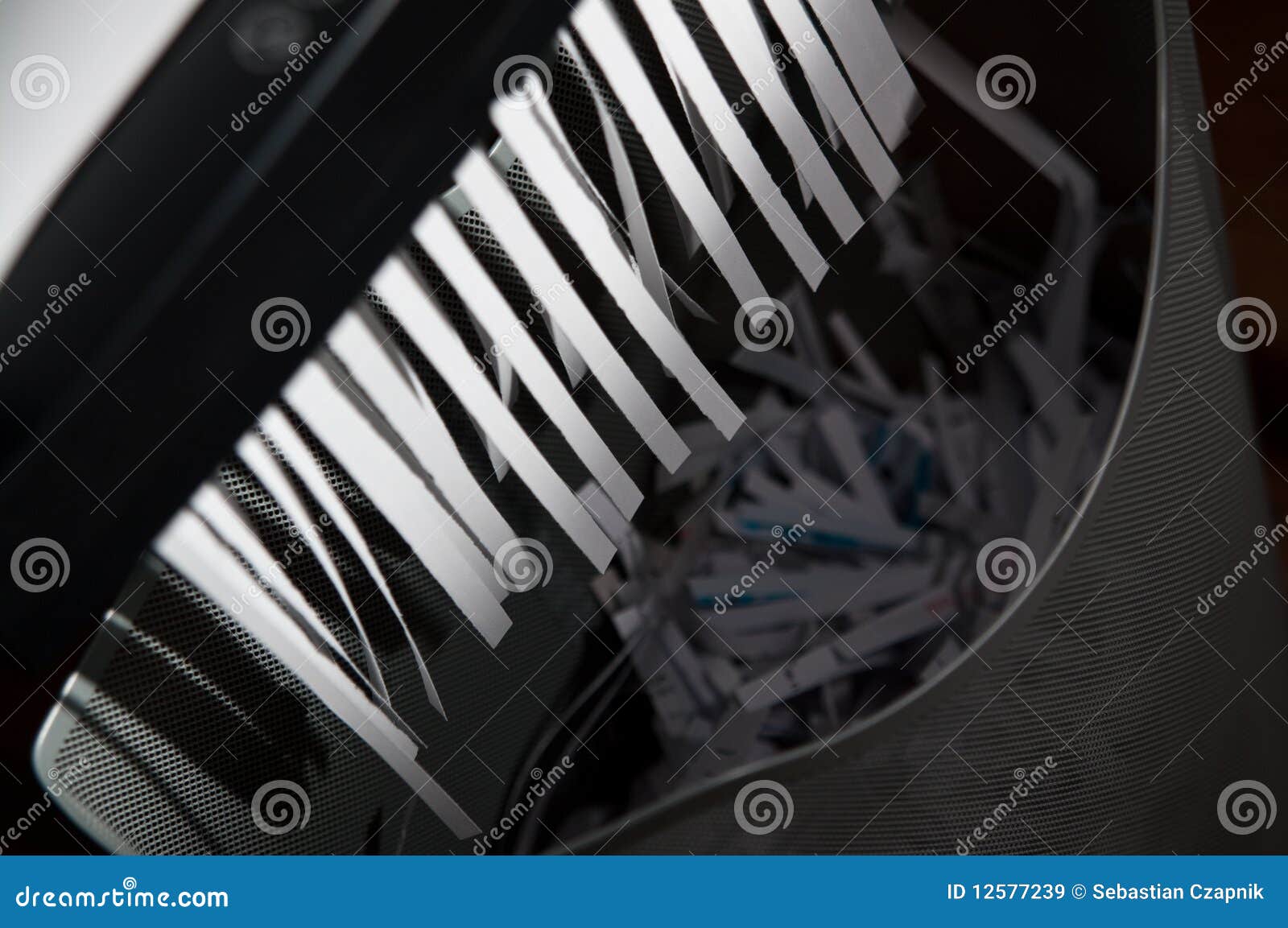 Paper shredder stock image. Image of papers, destroy - 12577239