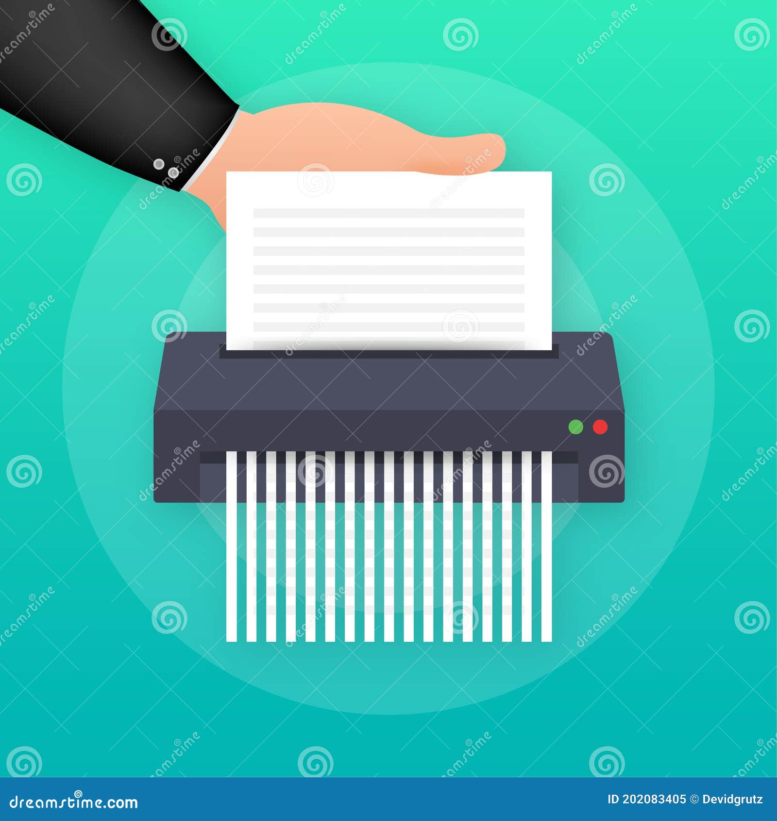 Paper Shredder Icon Document Business Office Information Protection ...