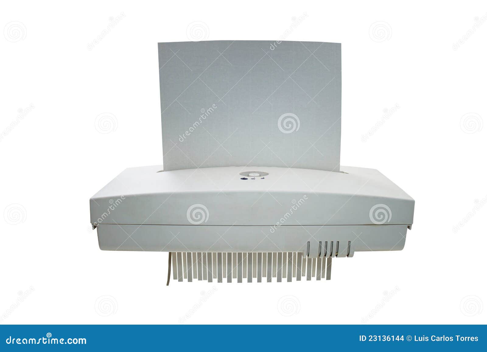 Paper shredder machine stock photo. Image of equipment - 23136144