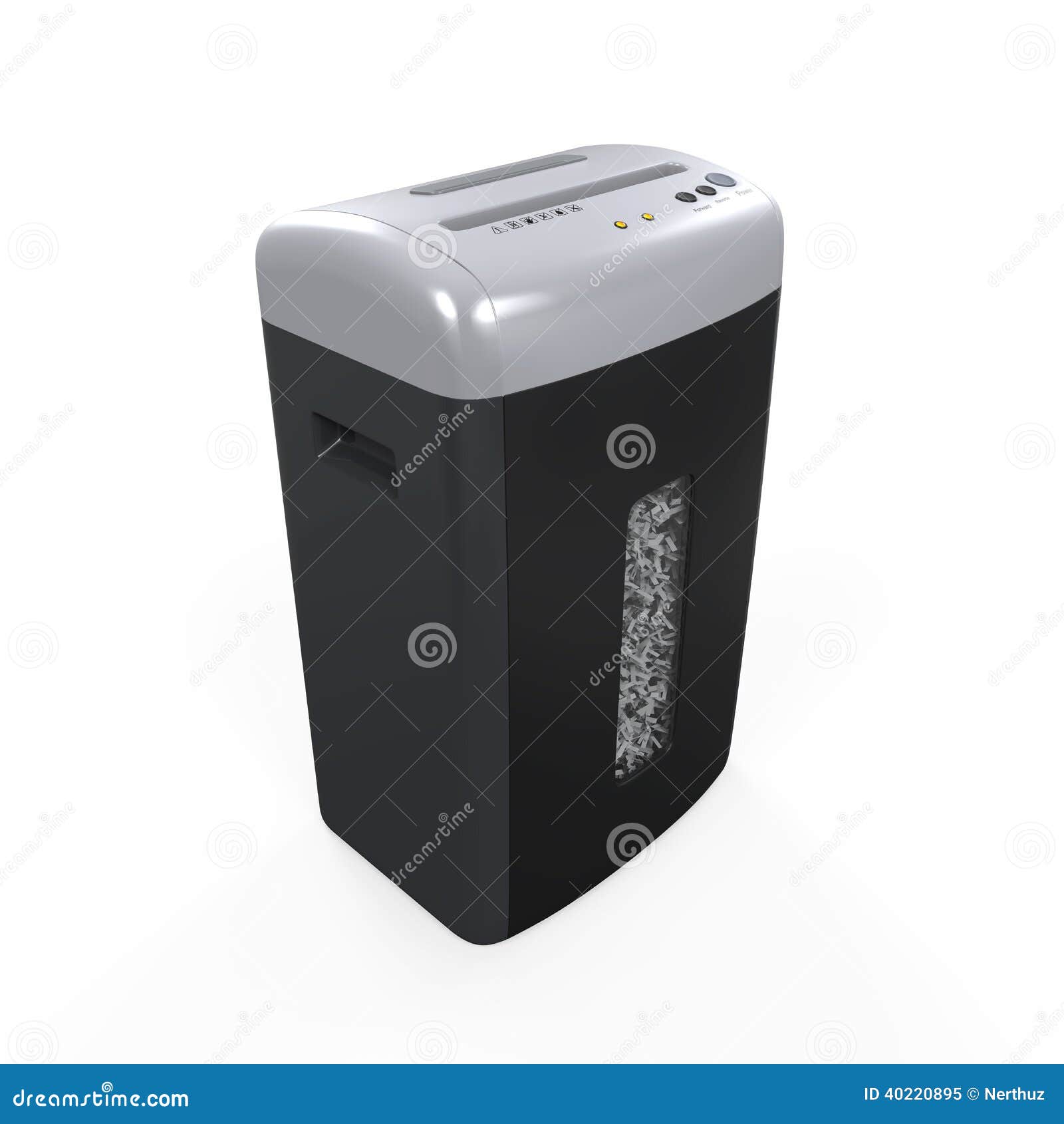 Shredder Machine. Office Device For Destruction Of Documents With ...