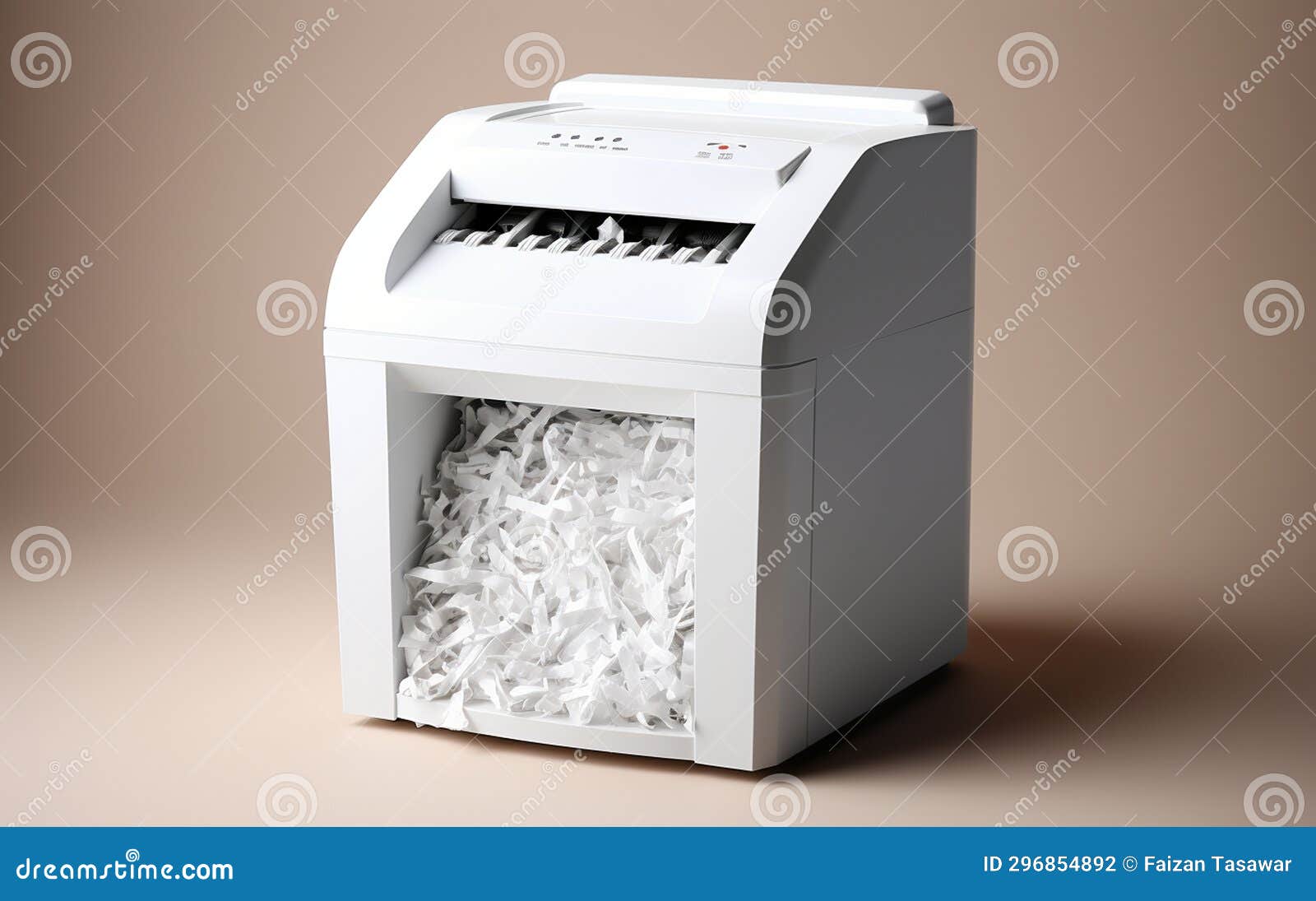 A Paper Shredder Machine in a Minimalist Setting -Generative Ai Stock ...