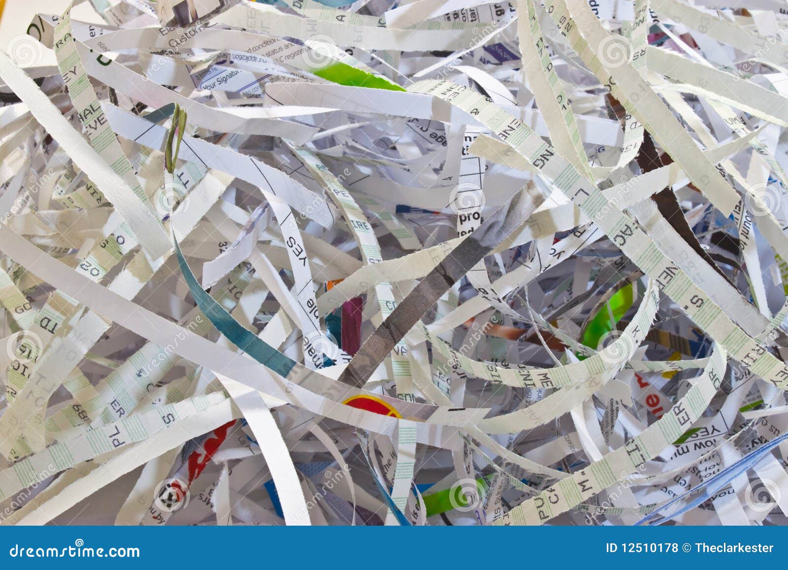 Paper Shredding stock photo. Image of issues, destruction - 12510178