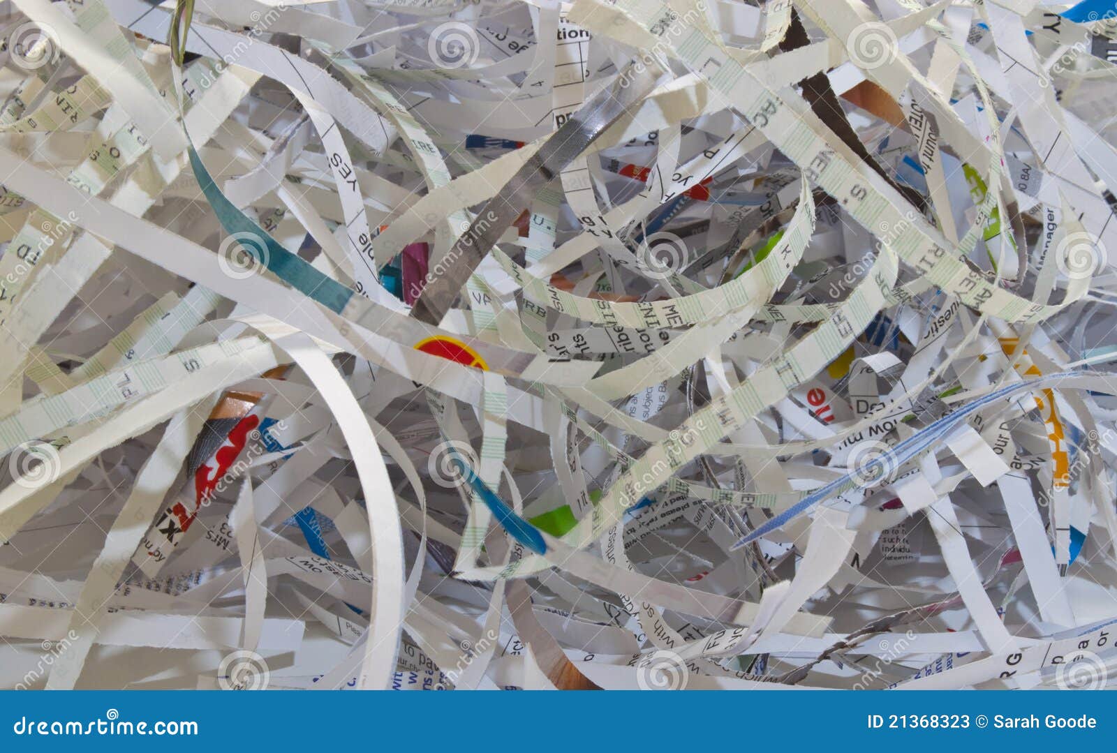 Paper Shredding stock image. Image of design, cross, blue - 21368323