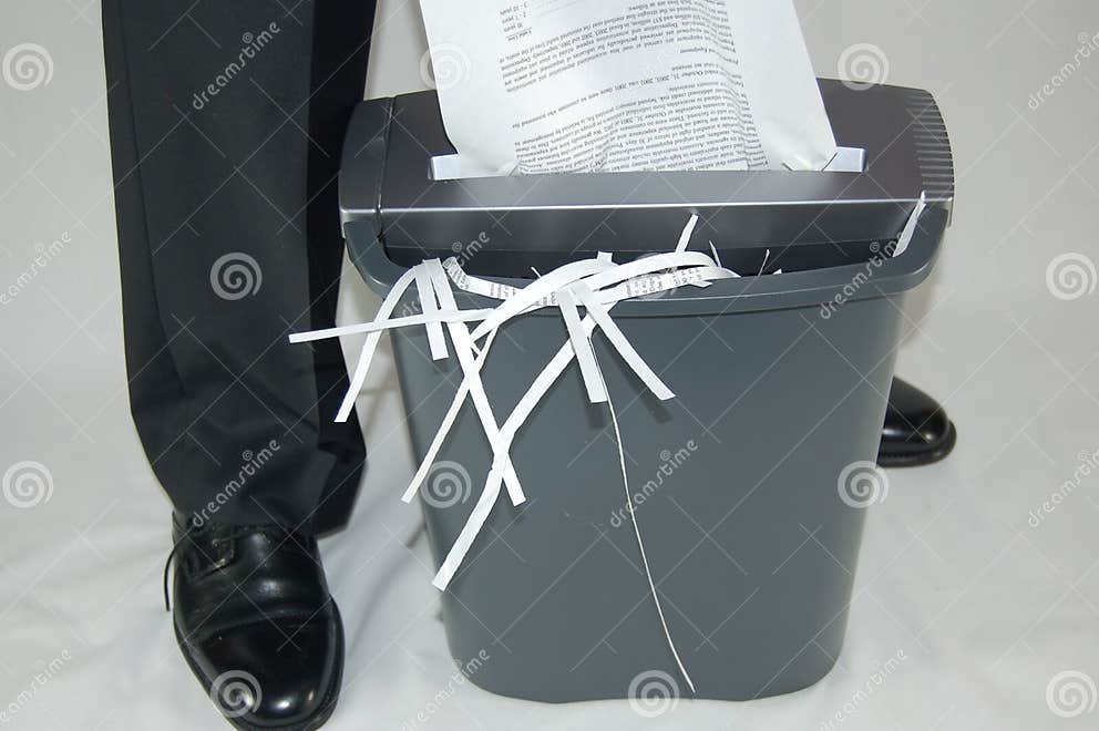 Paper shredding stock photo. Image of shredding, shredder - 775250