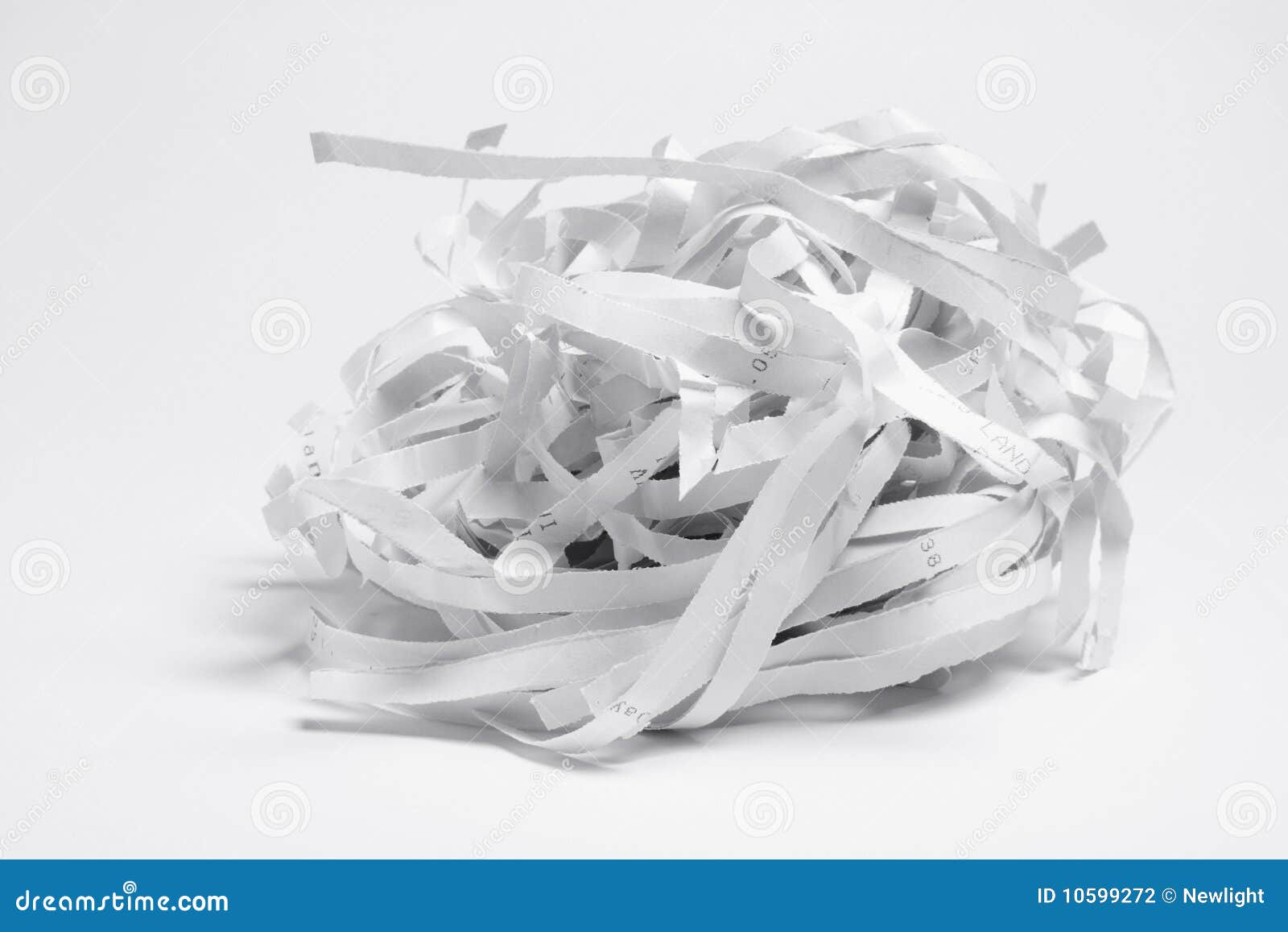 Paper Shreddings stock photo. Image of trash, waste, destroy - 10599272