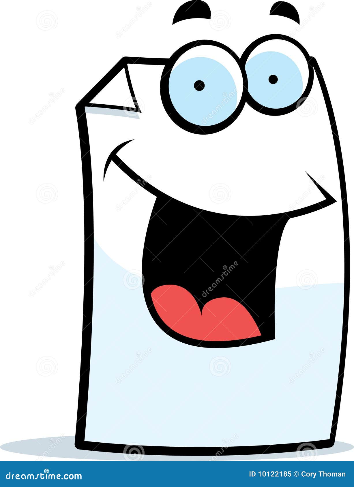 Paper Smiling stock vector. Illustration of happy, form - 10122185