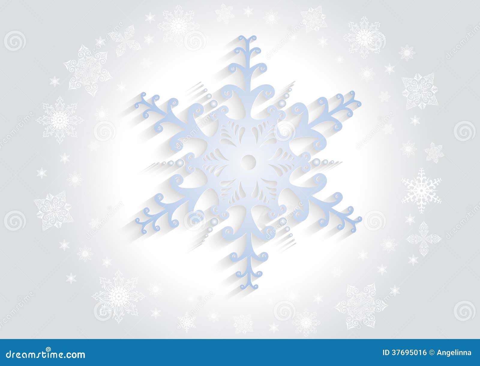 Paper Snowflake with Background Stock Vector - Illustration of creative ...