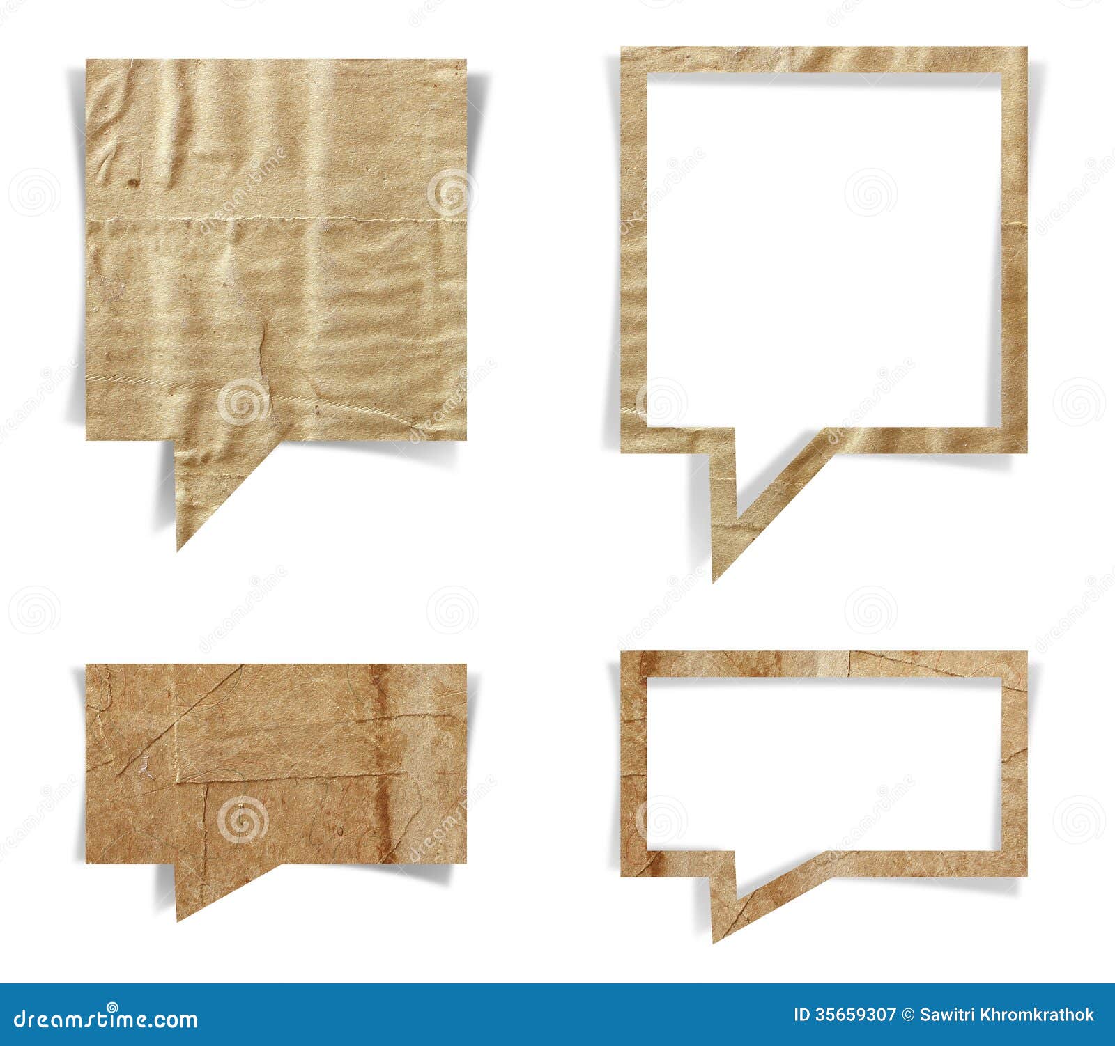 Origami Speech Banners Paper Texture Royalty-Free Stock Photography ...