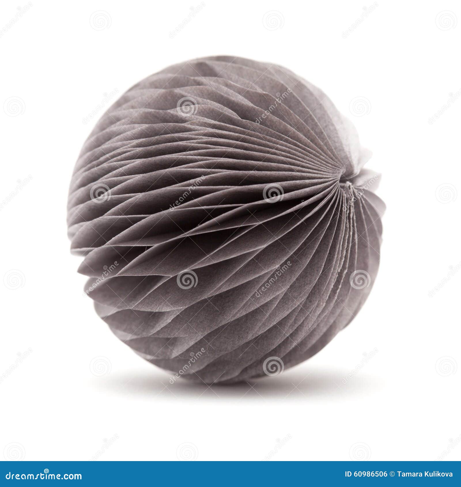 Paper sphere ornament stock photo. Image of thin, regular - 60986506