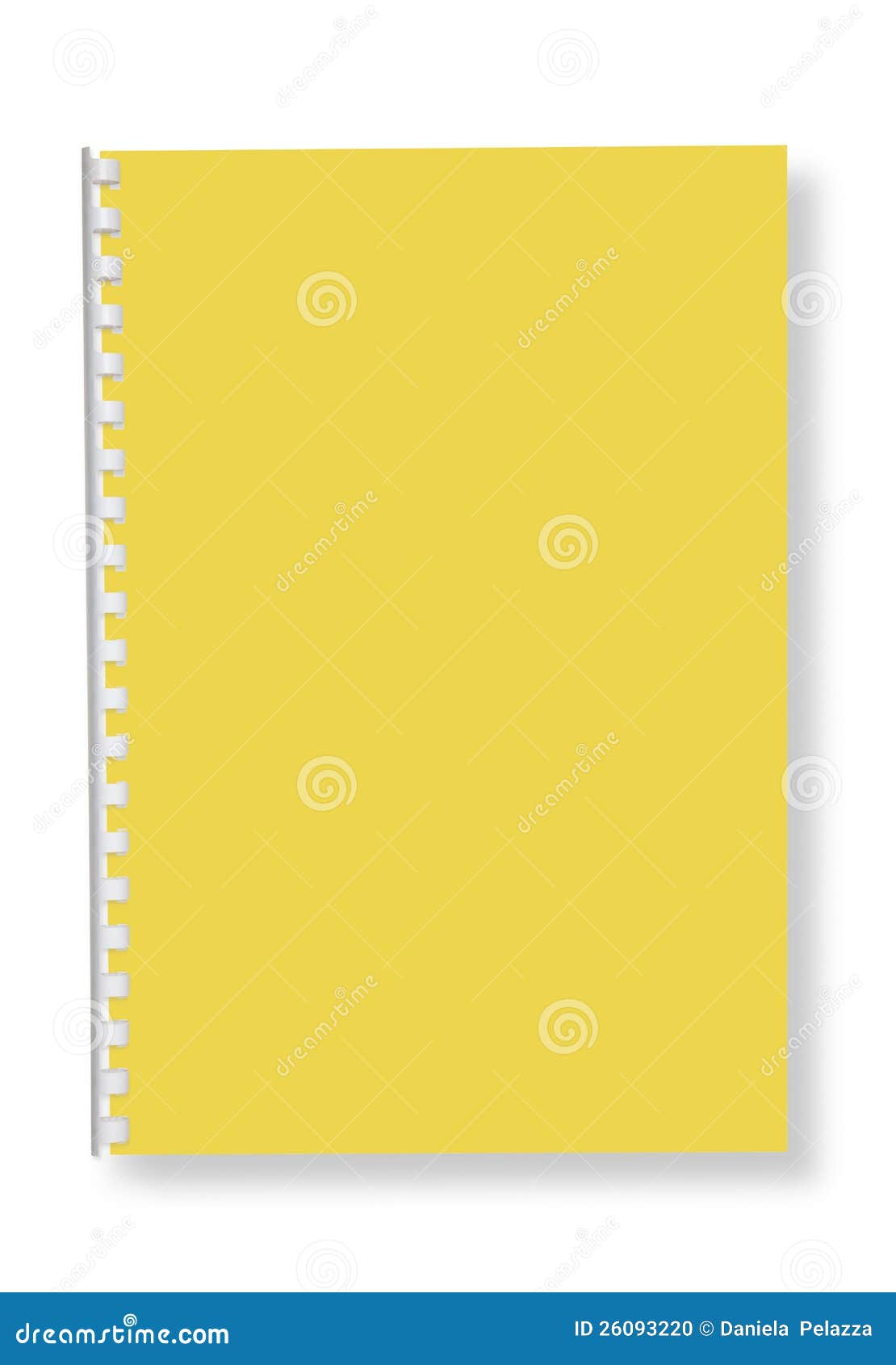 Paper spiral notebook. stock photo. Image of number, binder - 26093220